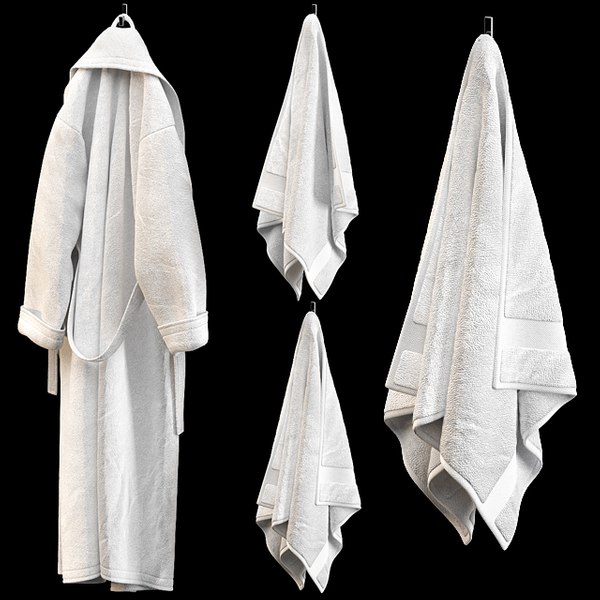 Towels 3D model - TurboSquid 1513653