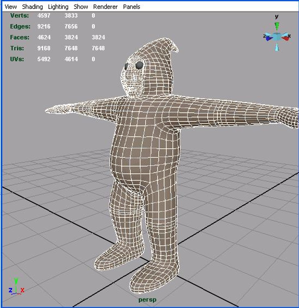 3d Model Of Alien Man