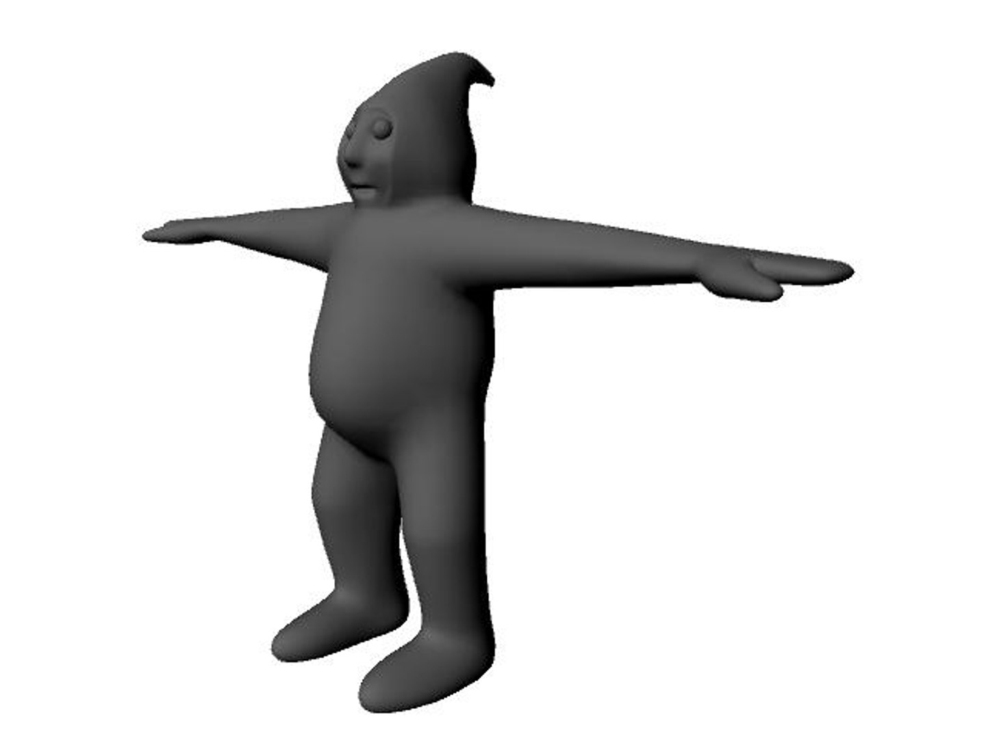 3d Model Of Alien Man
