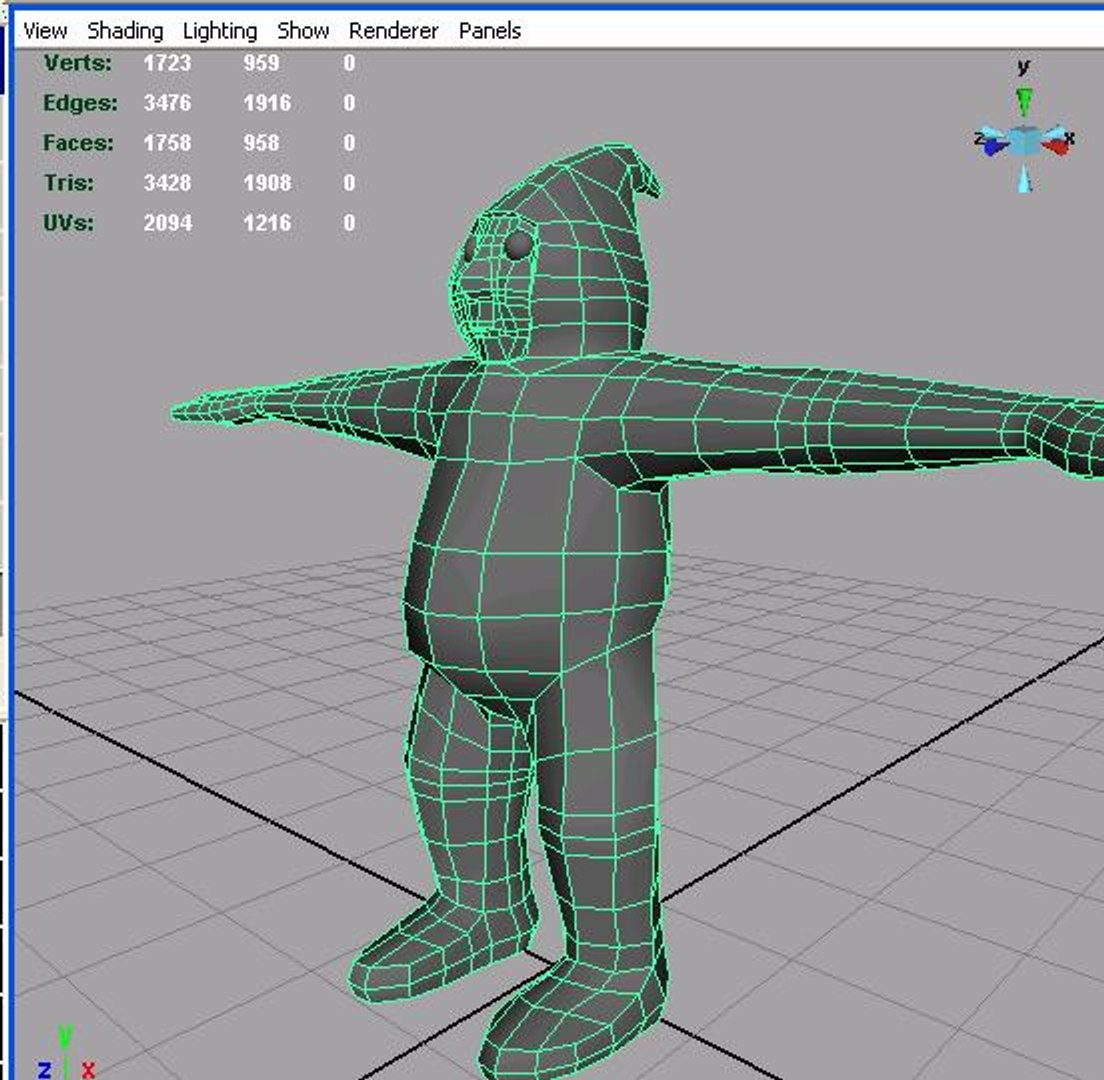 3d Model Of Alien Man