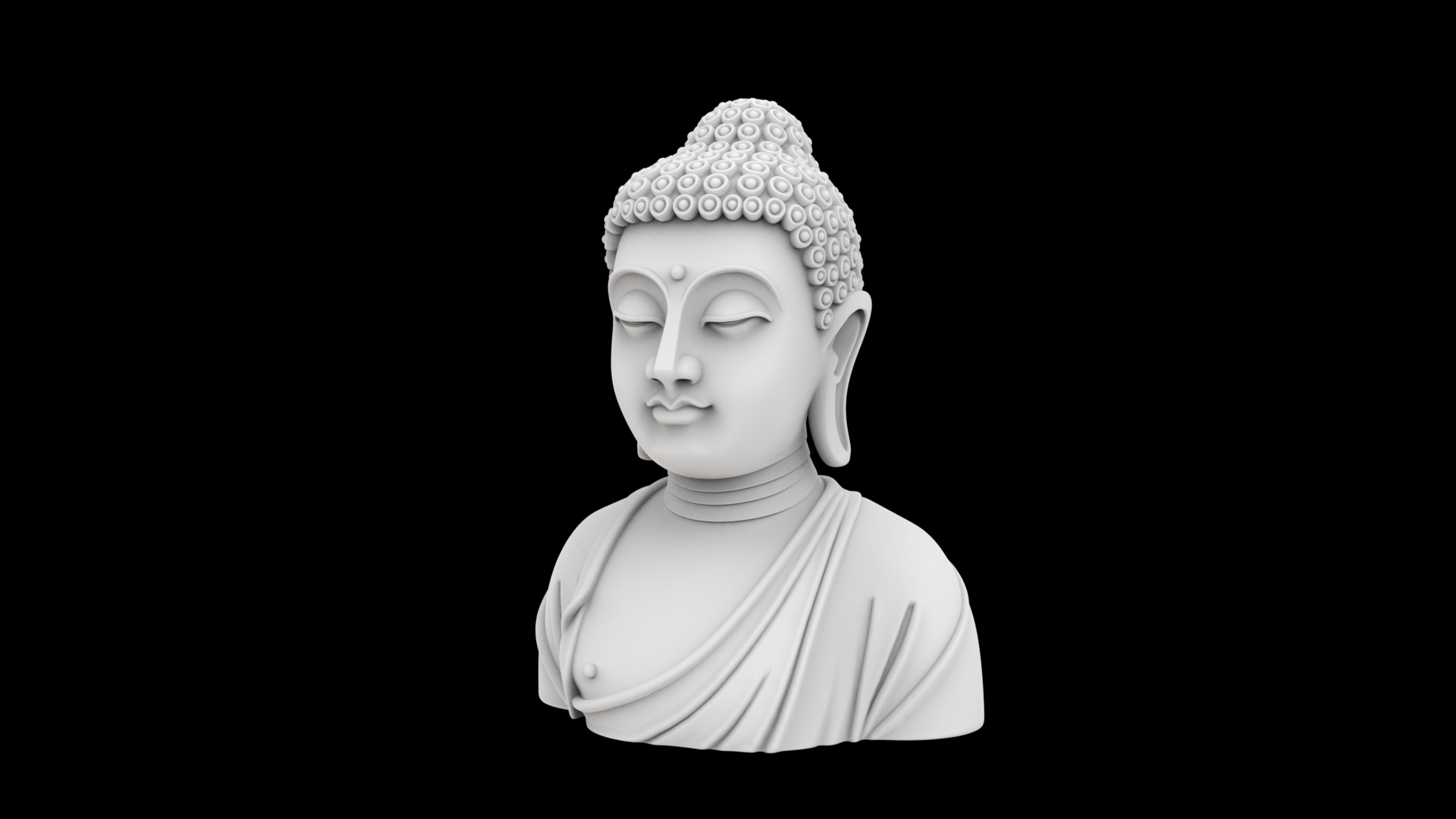 Model popiersia Buddy Medytacyjnego, wydruk 3D Model 3D - TurboSquid ...