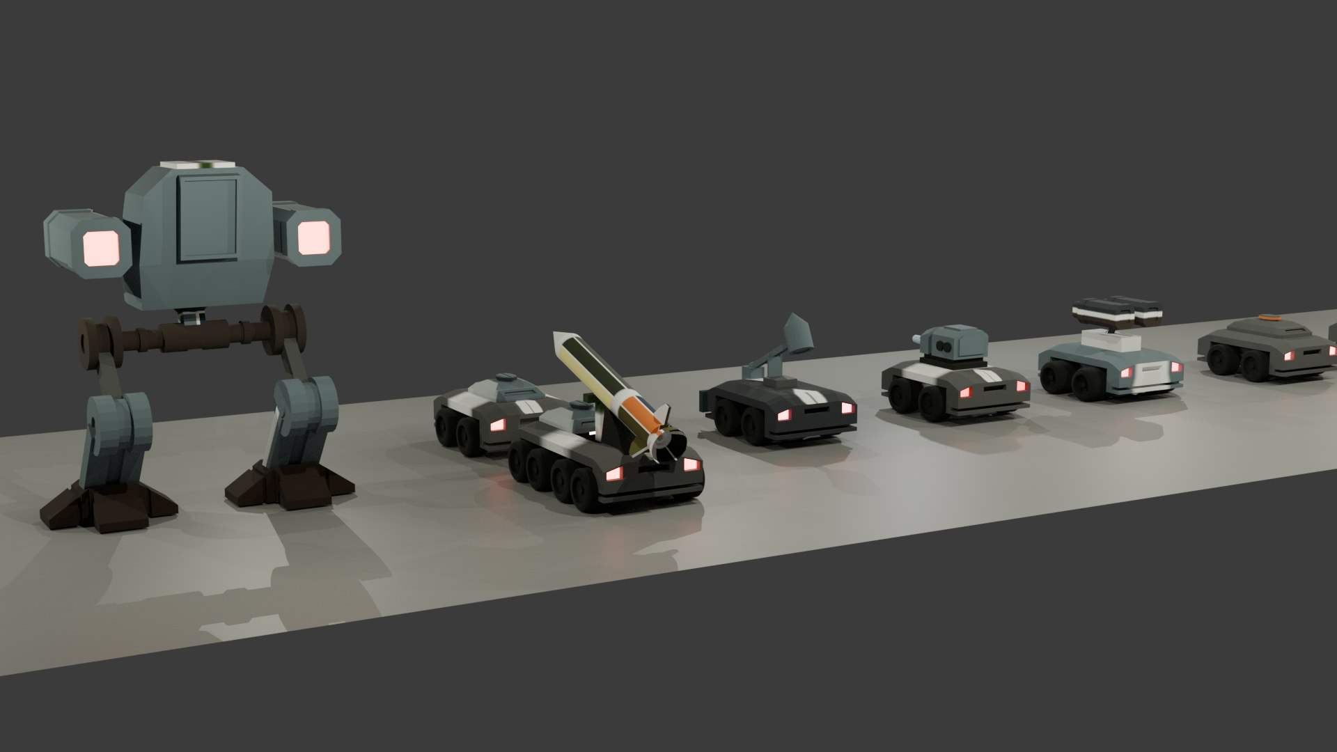3D Low Poly Tank - TurboSquid 2248555