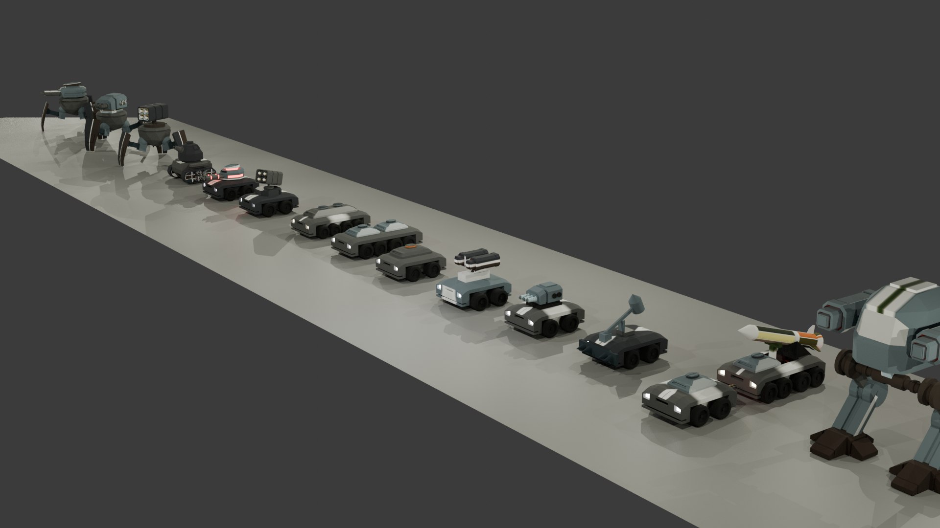 3D Low Poly Tank - TurboSquid 2248555