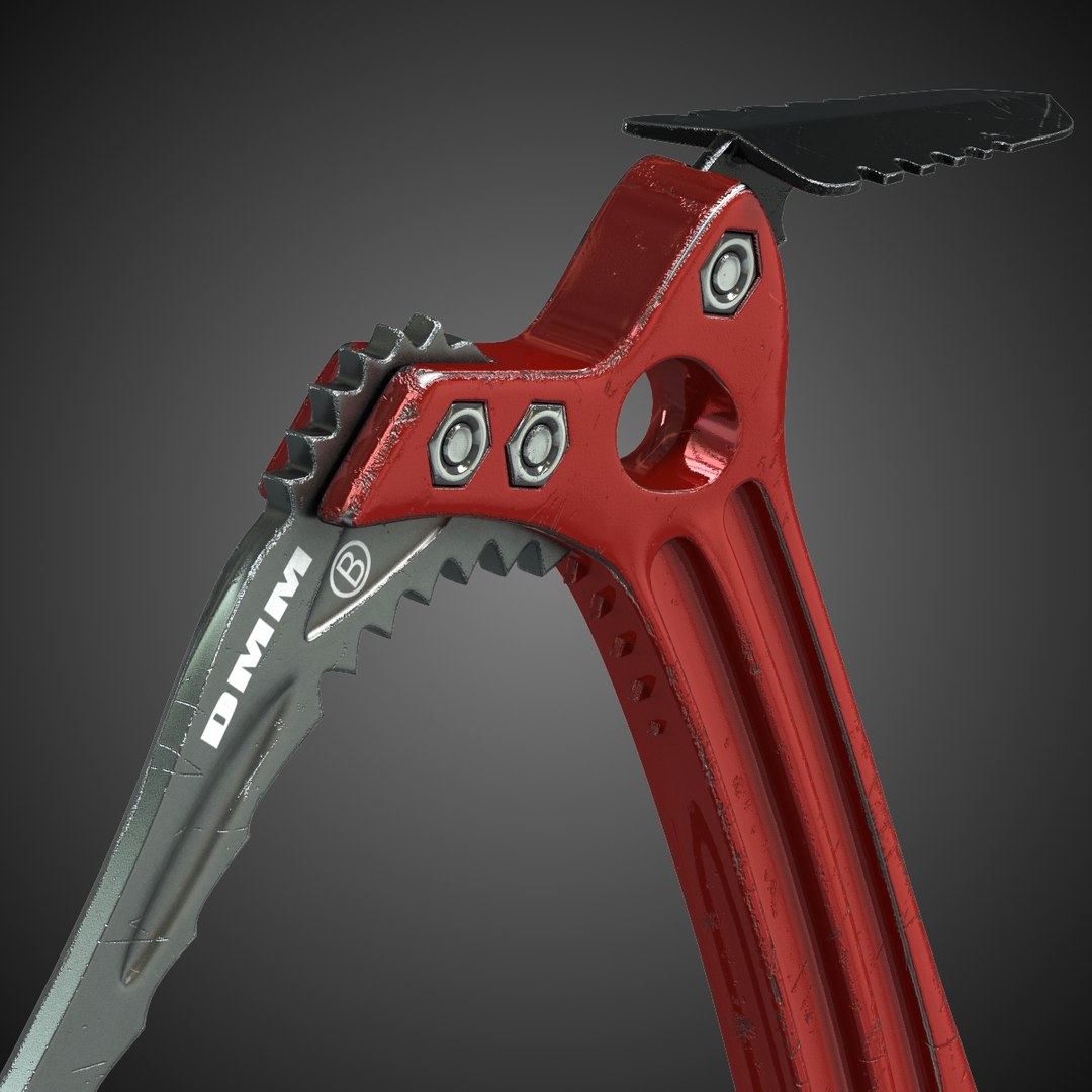 3d Model Ice Axe 1