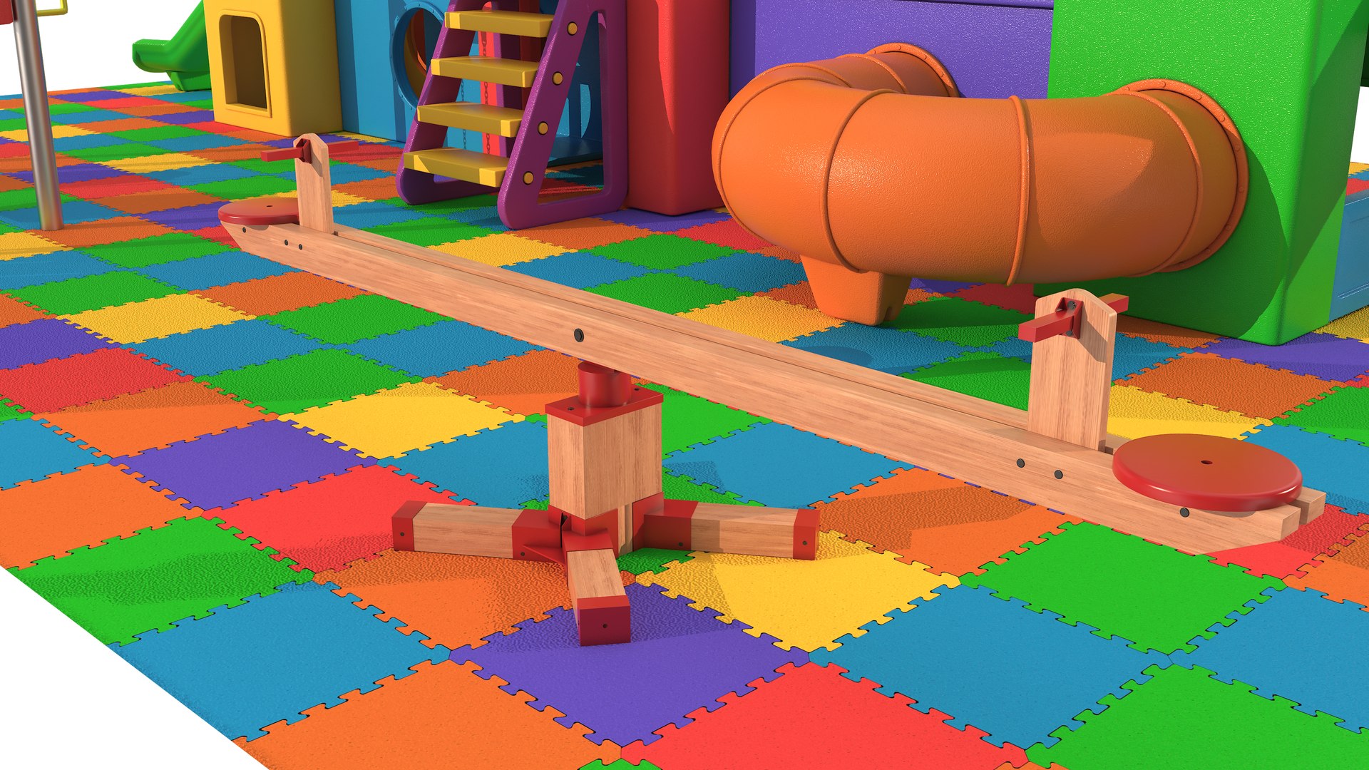 Large Children Playground Complex 3D - TurboSquid 2295231