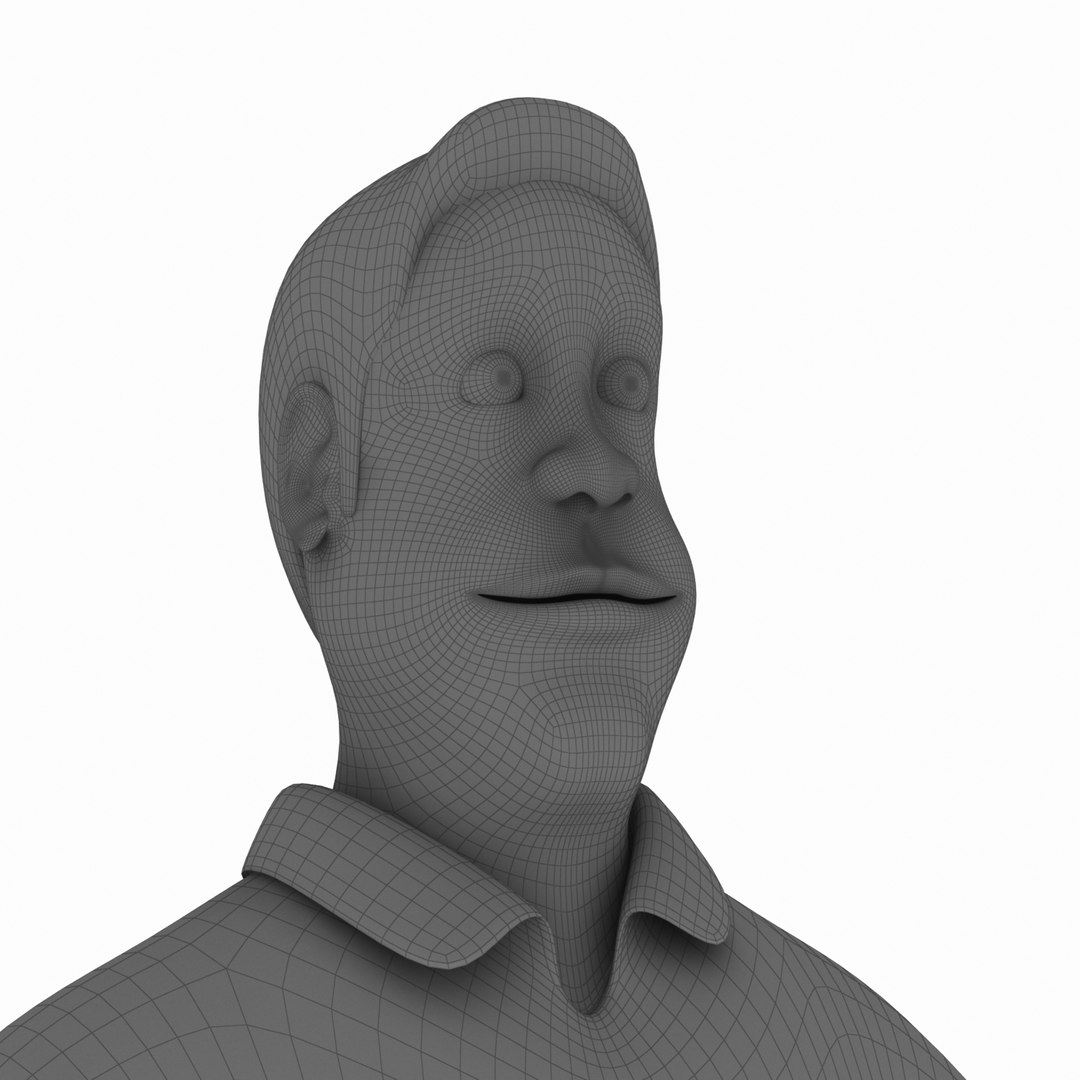 Man Cartoon Model - TurboSquid 1296474