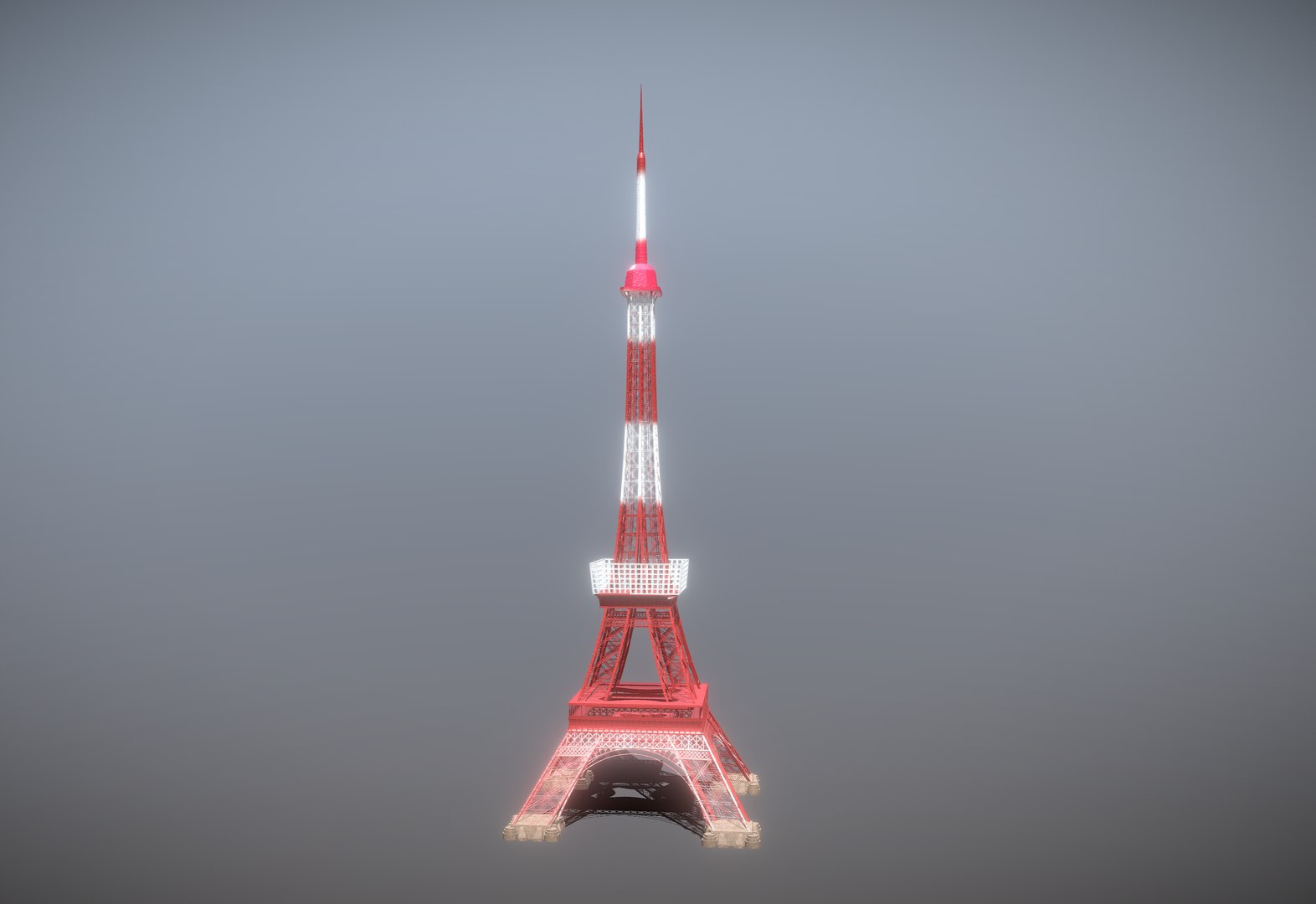 Tokyo Tower Model - TurboSquid 2015810