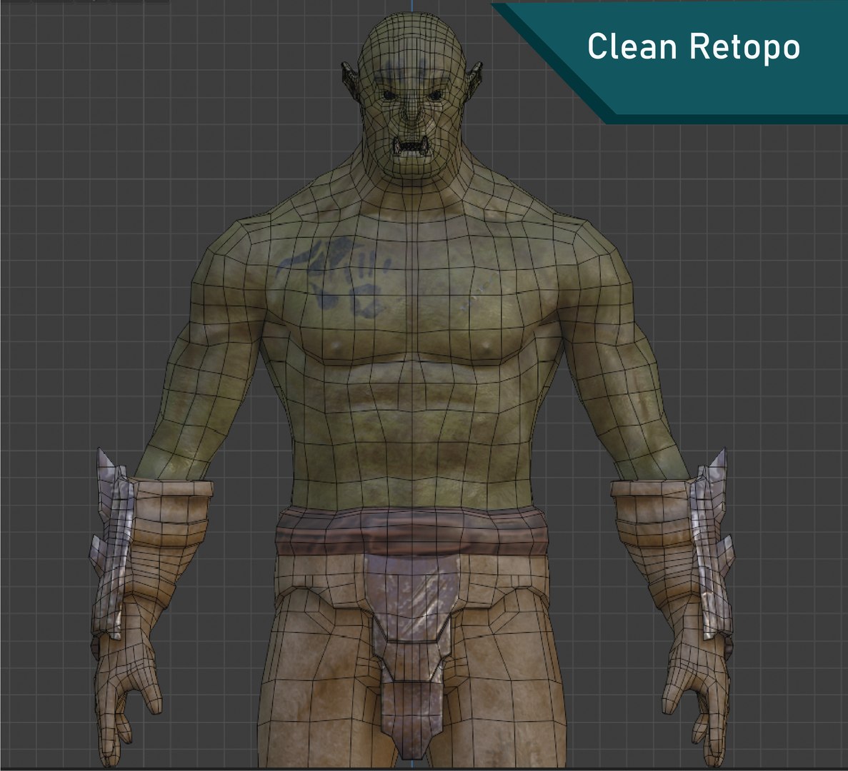 3D Orc Warrior PBR 4k Textures Model - TurboSquid 1803582