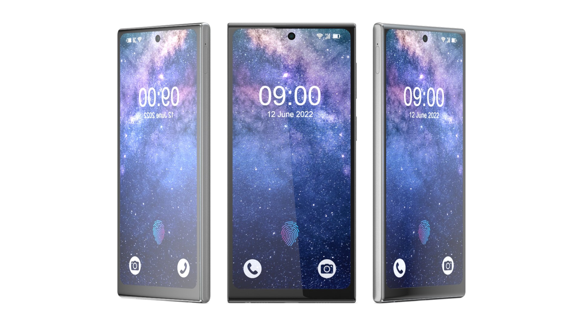 Generic Smartphone 05 PBR Realistic 3D Model - TurboSquid 1929393