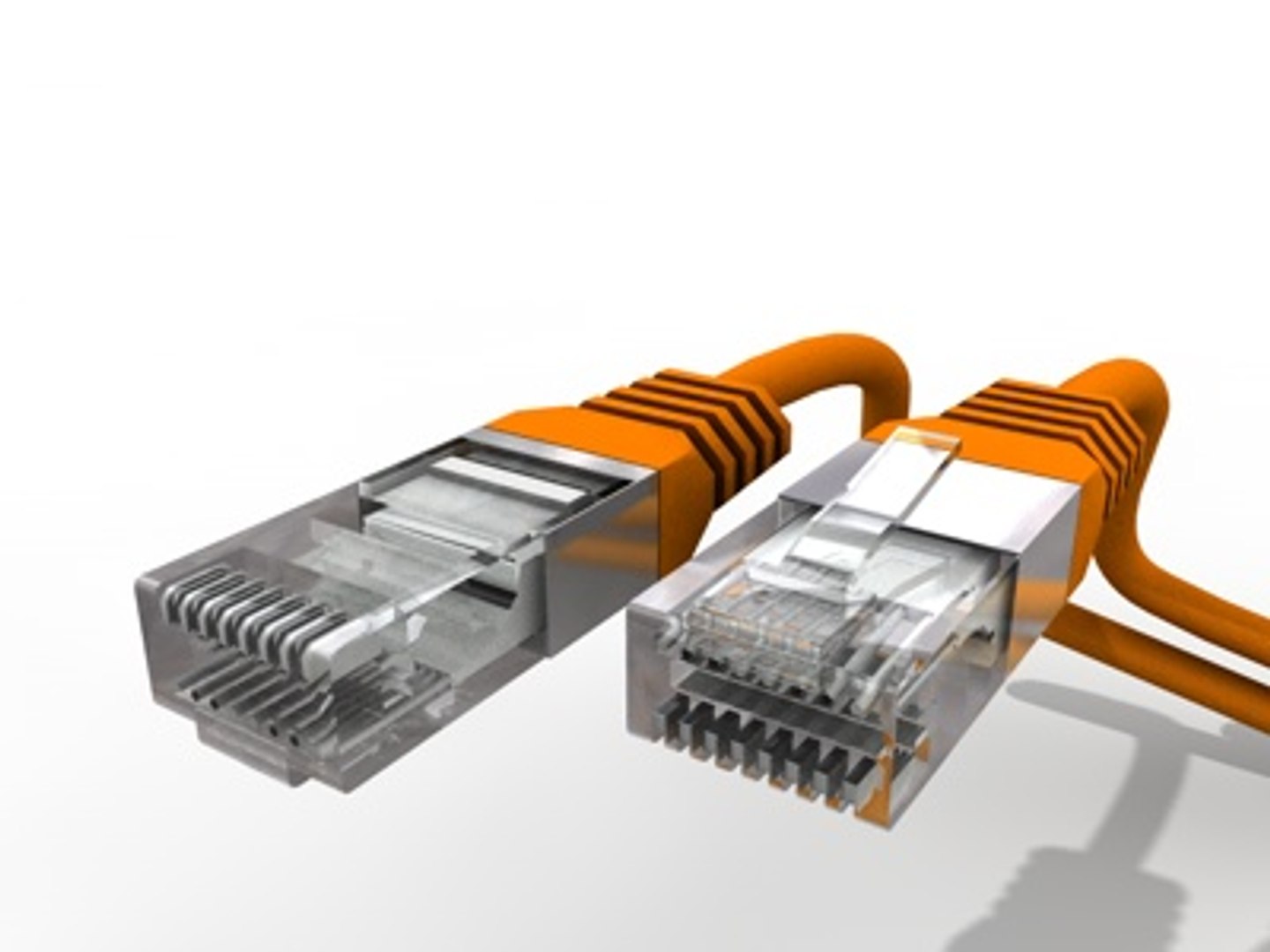 Lan Connector 3d Model