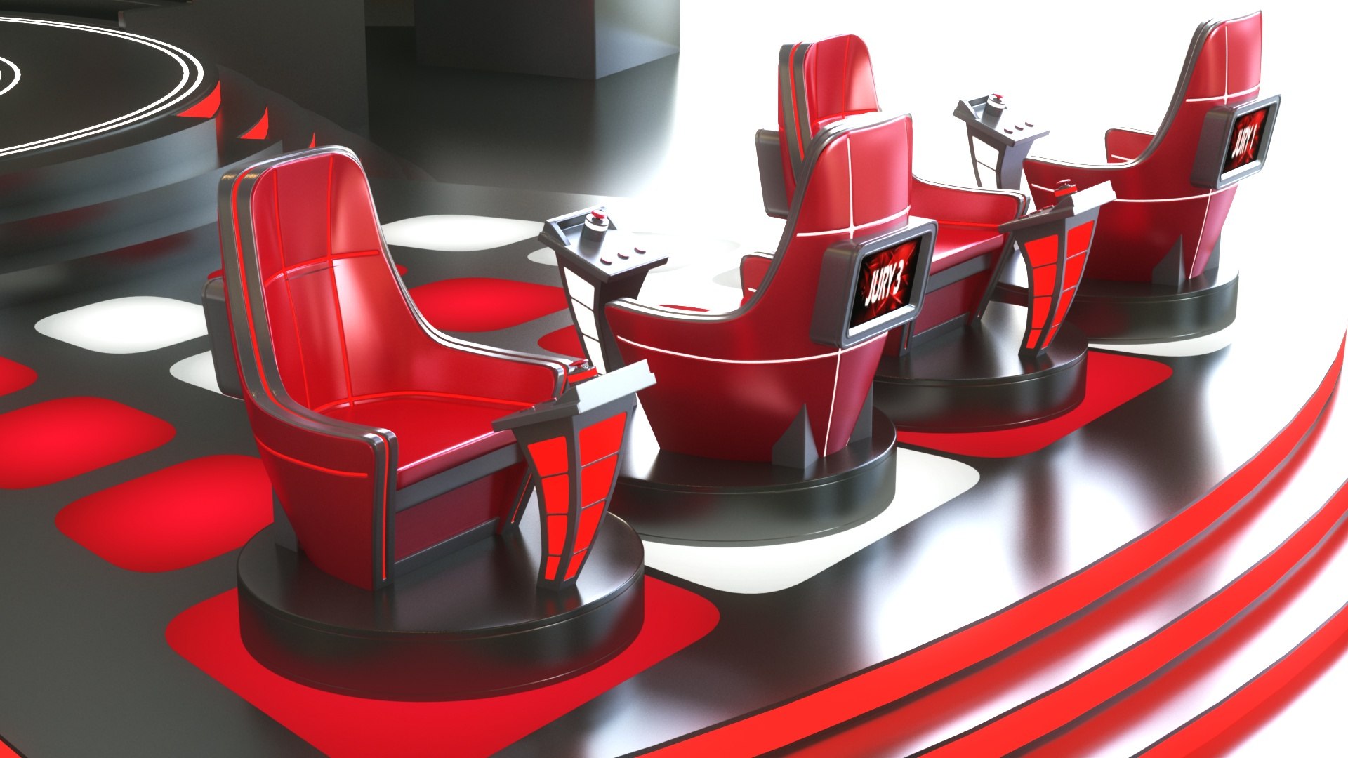 3D The Voice Stage 2 Model - TurboSquid 1717588