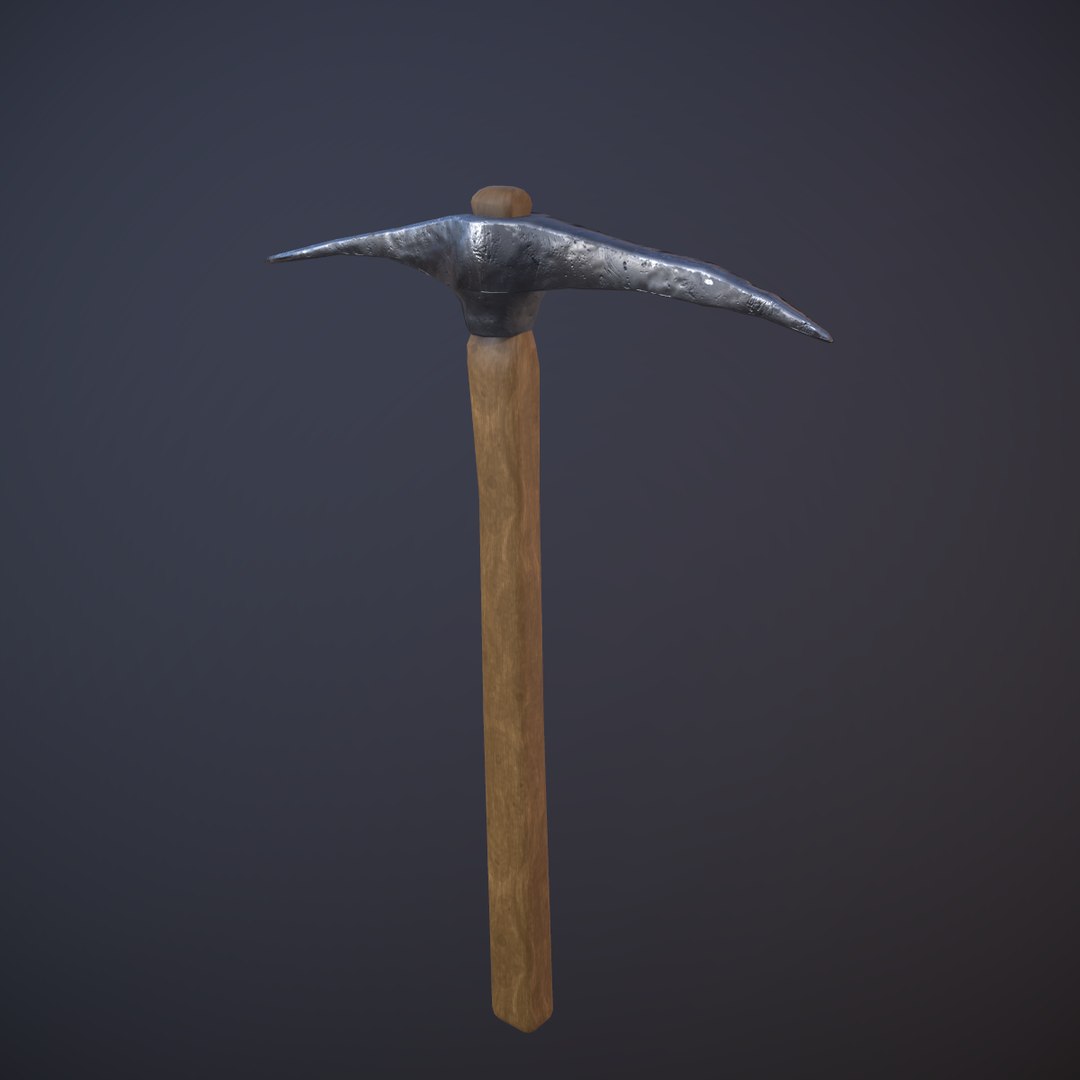 3D Pickaxe Unity Unreal - TurboSquid 1470061