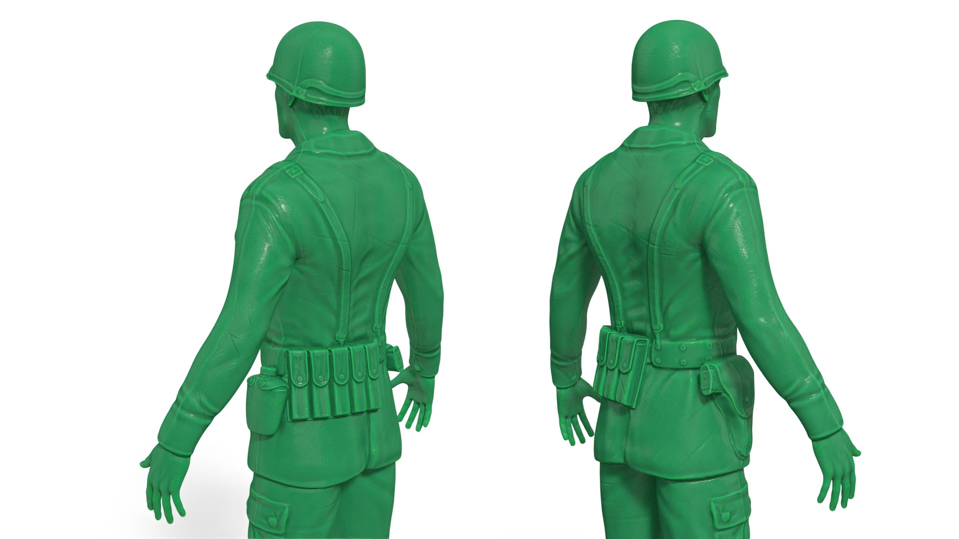3D Green Toy Soldier Model - TurboSquid 2184717
