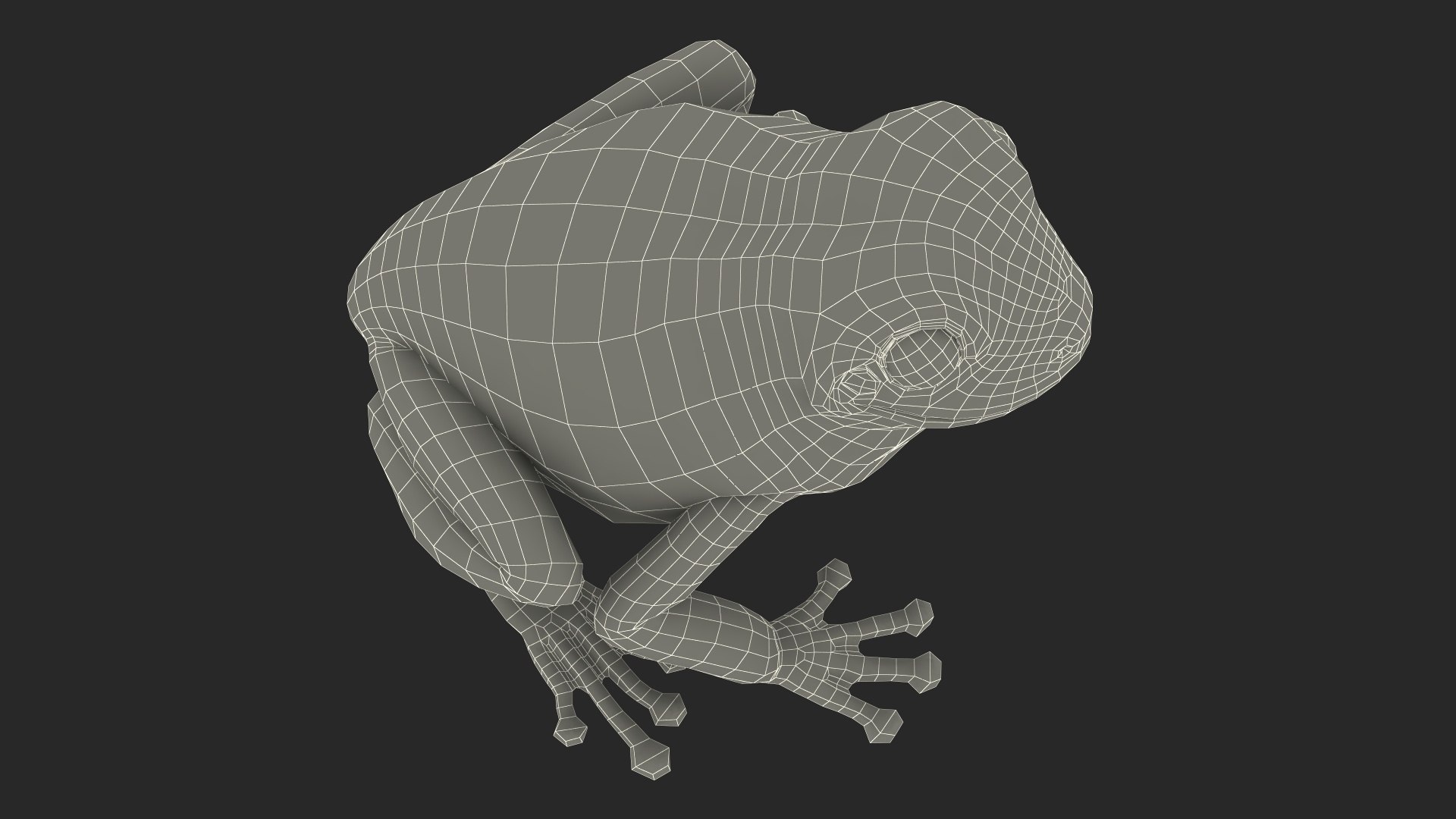 3D Realistic Green Tree Frog Model - TurboSquid 2249637