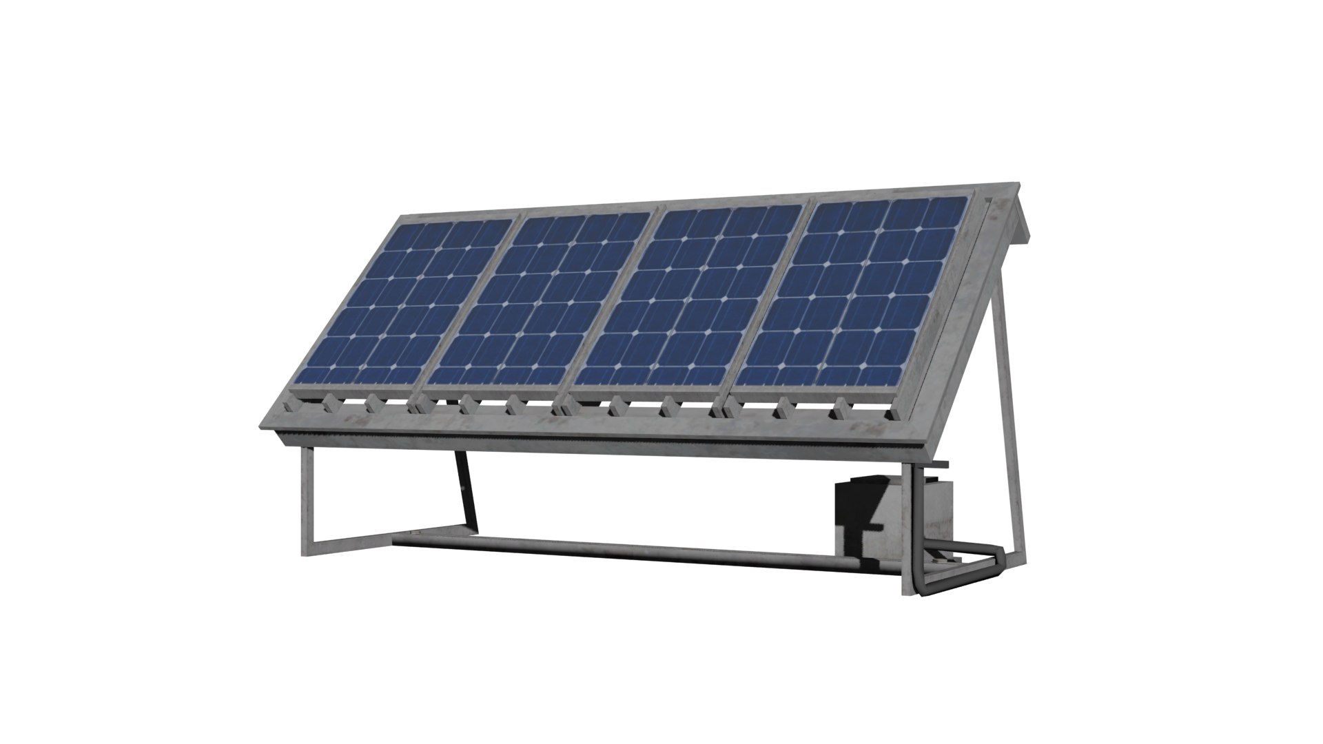 Solar Panel 3D Model - TurboSquid 2285781