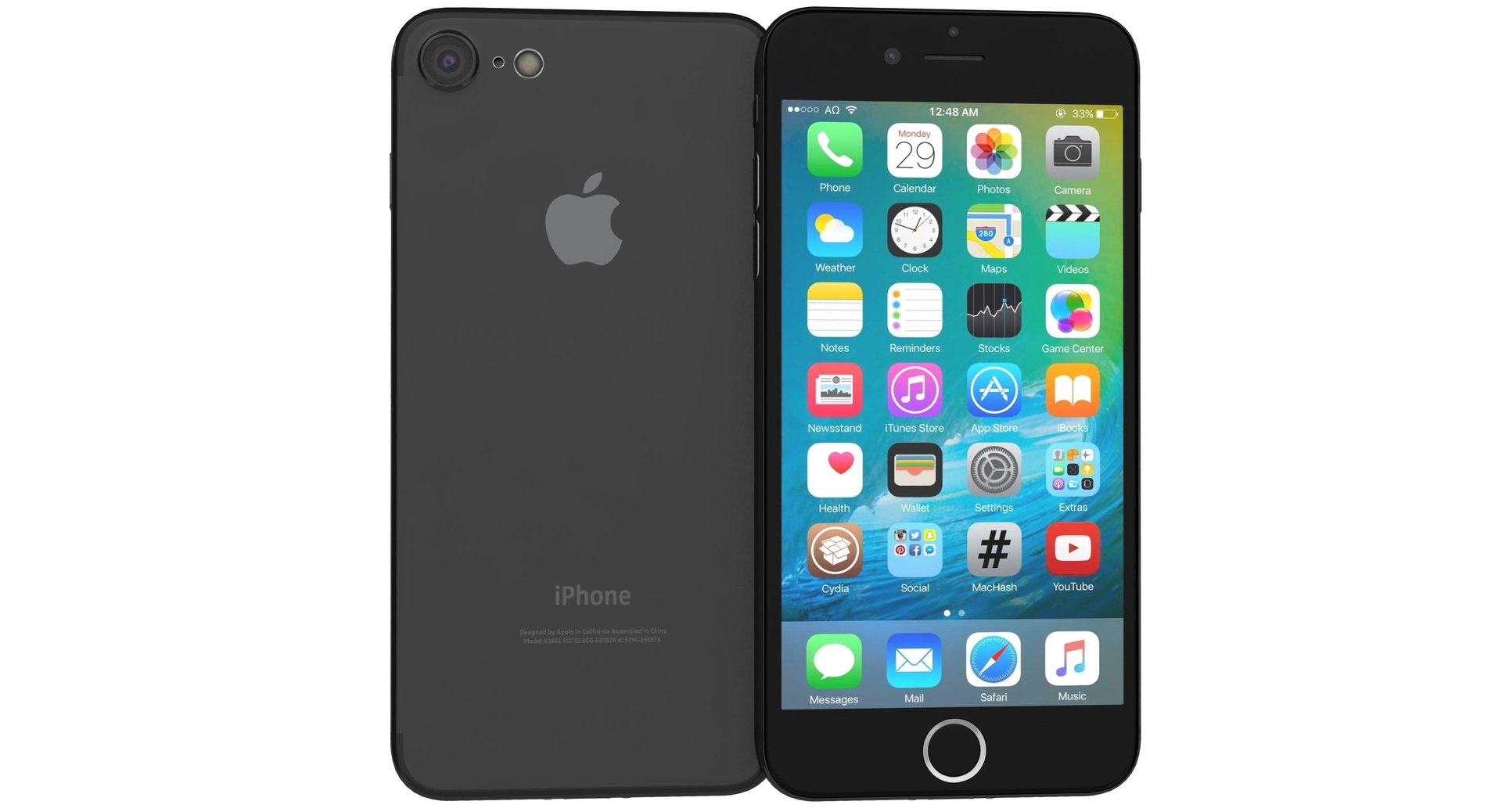 3d apple iphone 7 colors model