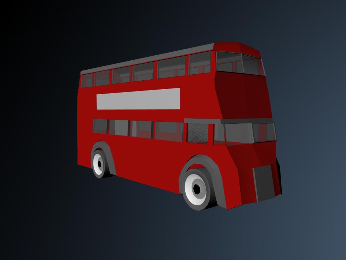 3d london bus model