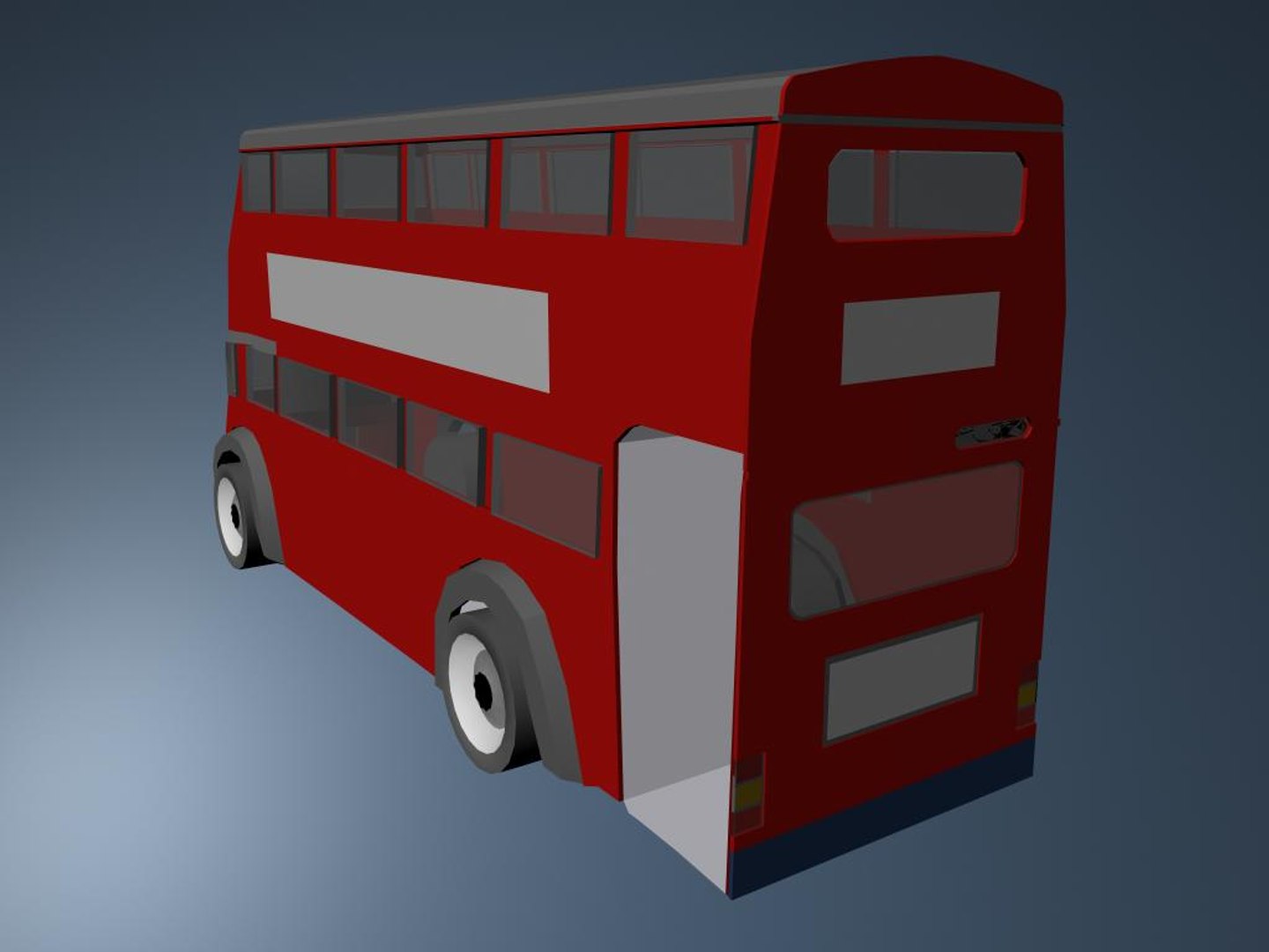 3d london bus model
