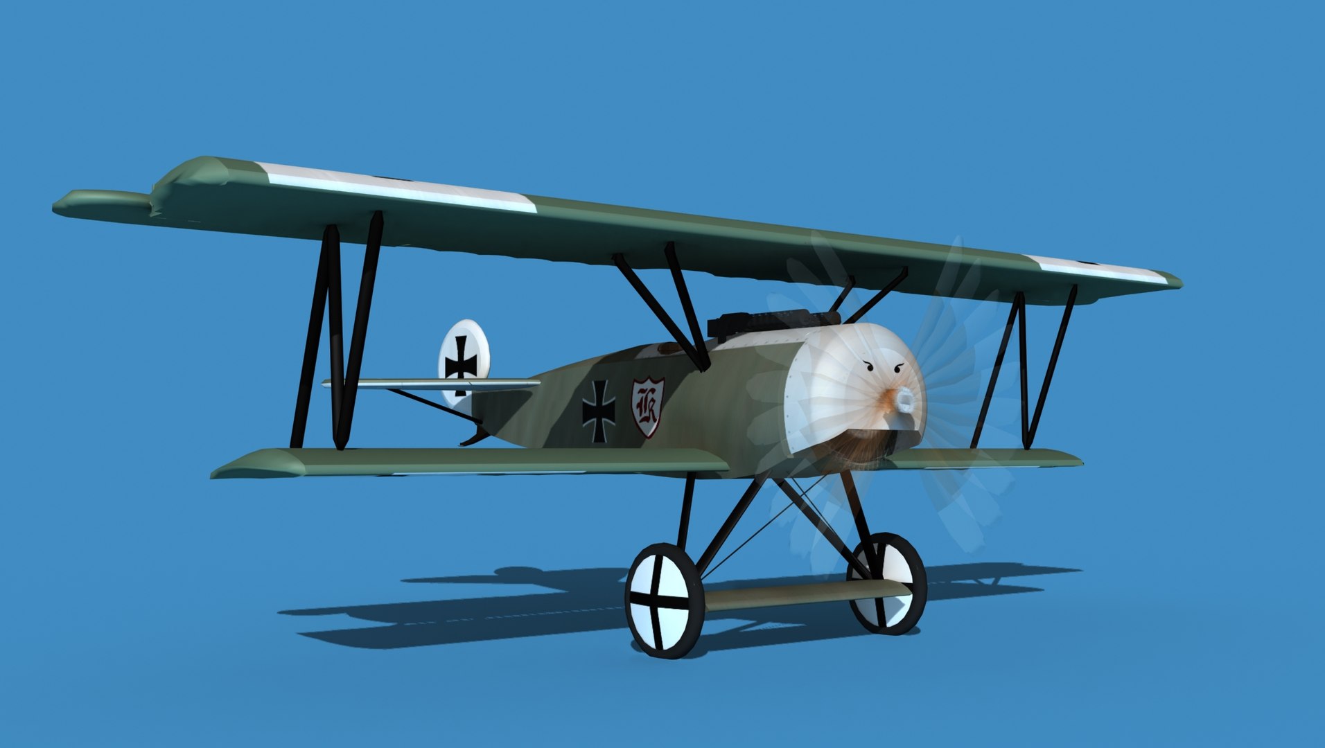 3D Fokker D-VI V14 Model - TurboSquid 1919435