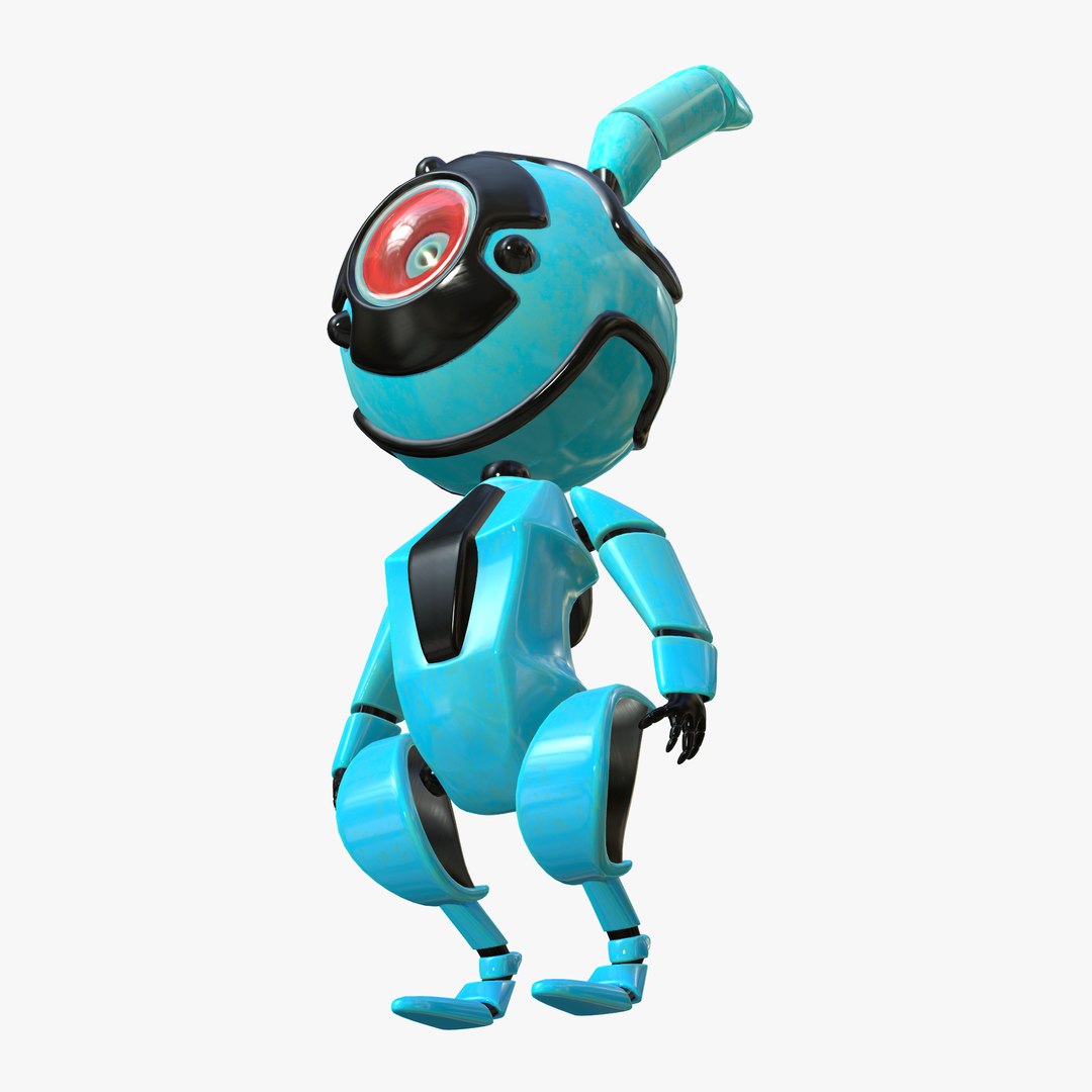 robot rabbit 3d max