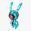 robot rabbit 3d max