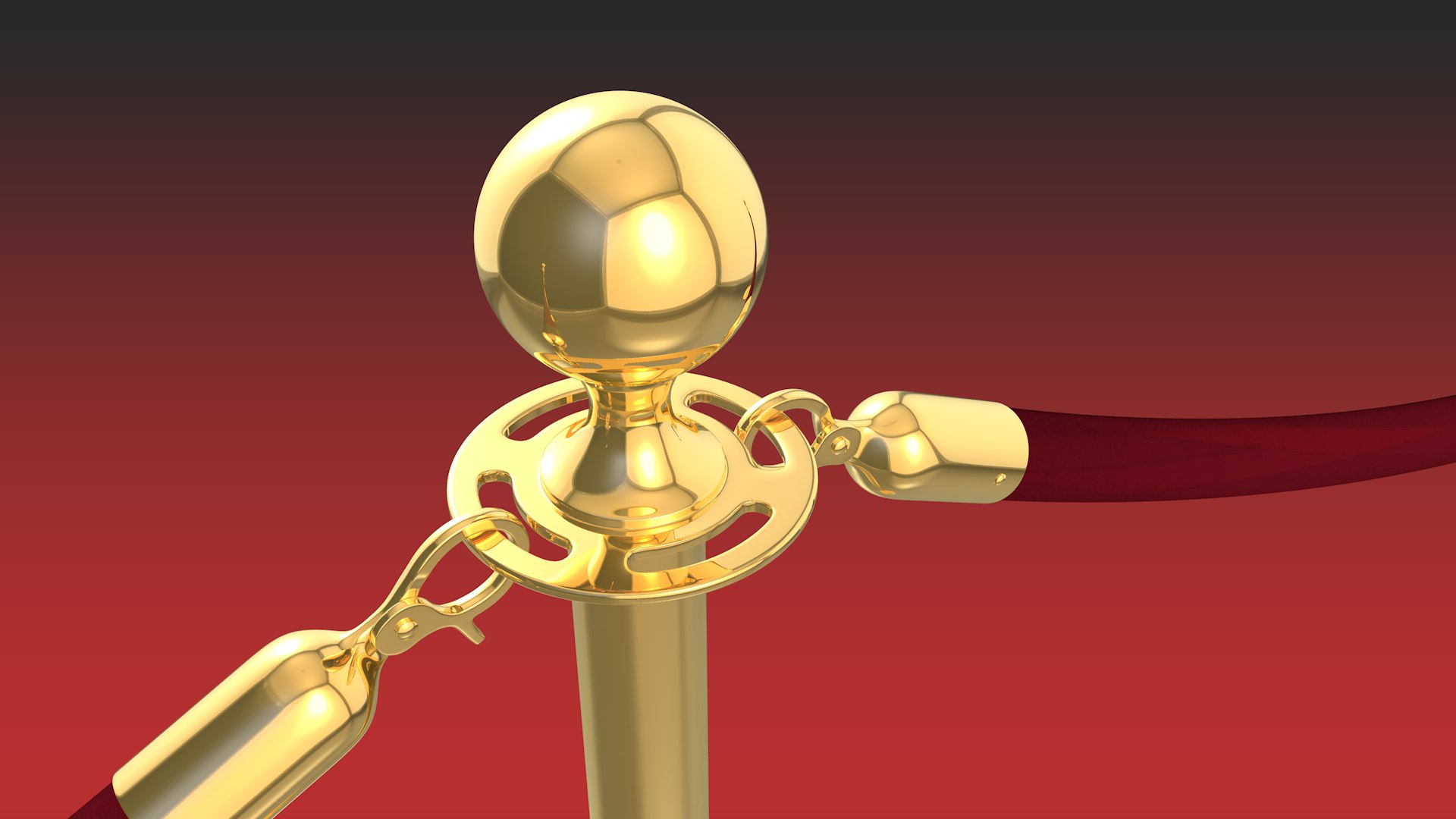 3d Velvet Rope
