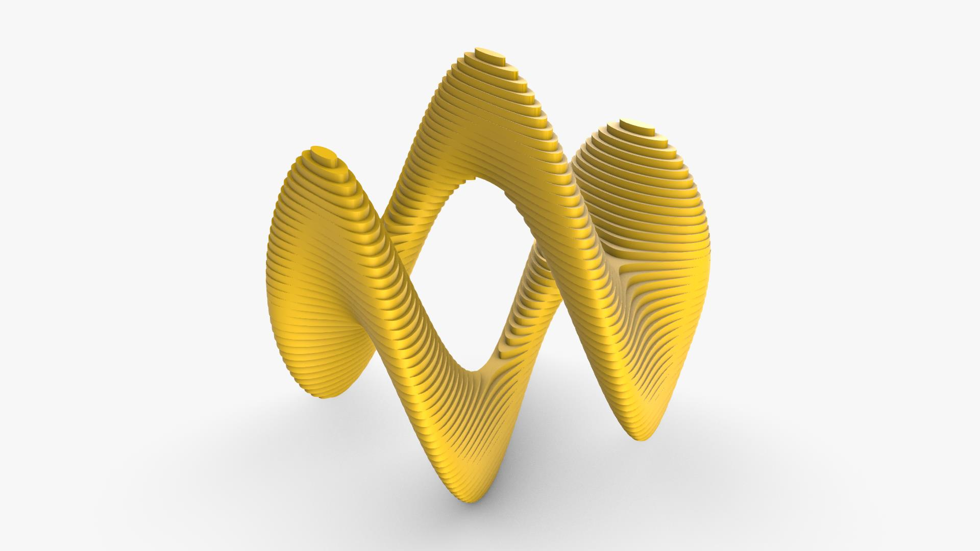 Sci-Fi Contour Forms Set 3D - TurboSquid 2352522