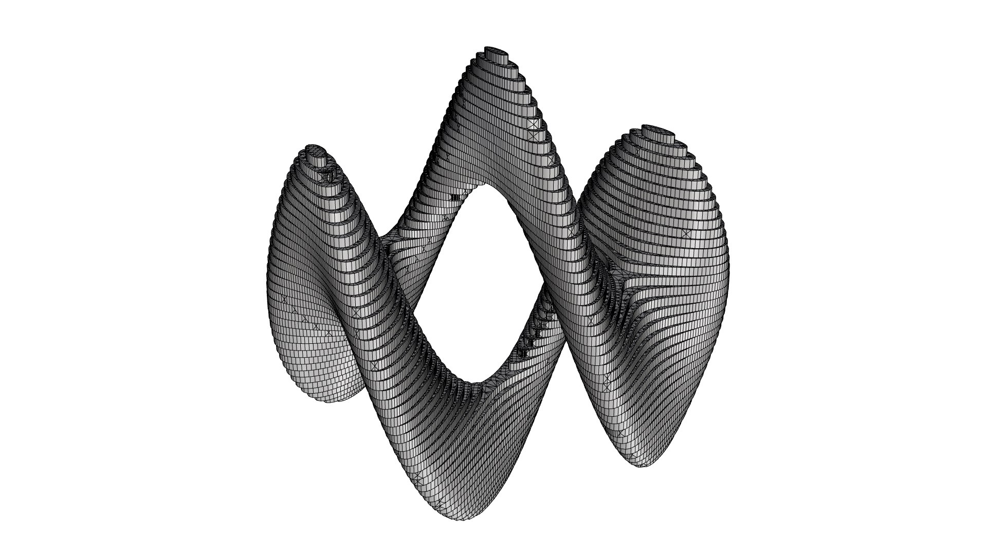 Sci-Fi Contour Forms Set 3D - TurboSquid 2352522