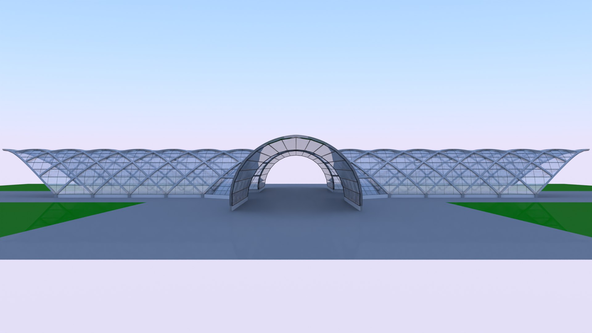 Glass Building Model - TurboSquid 2036512