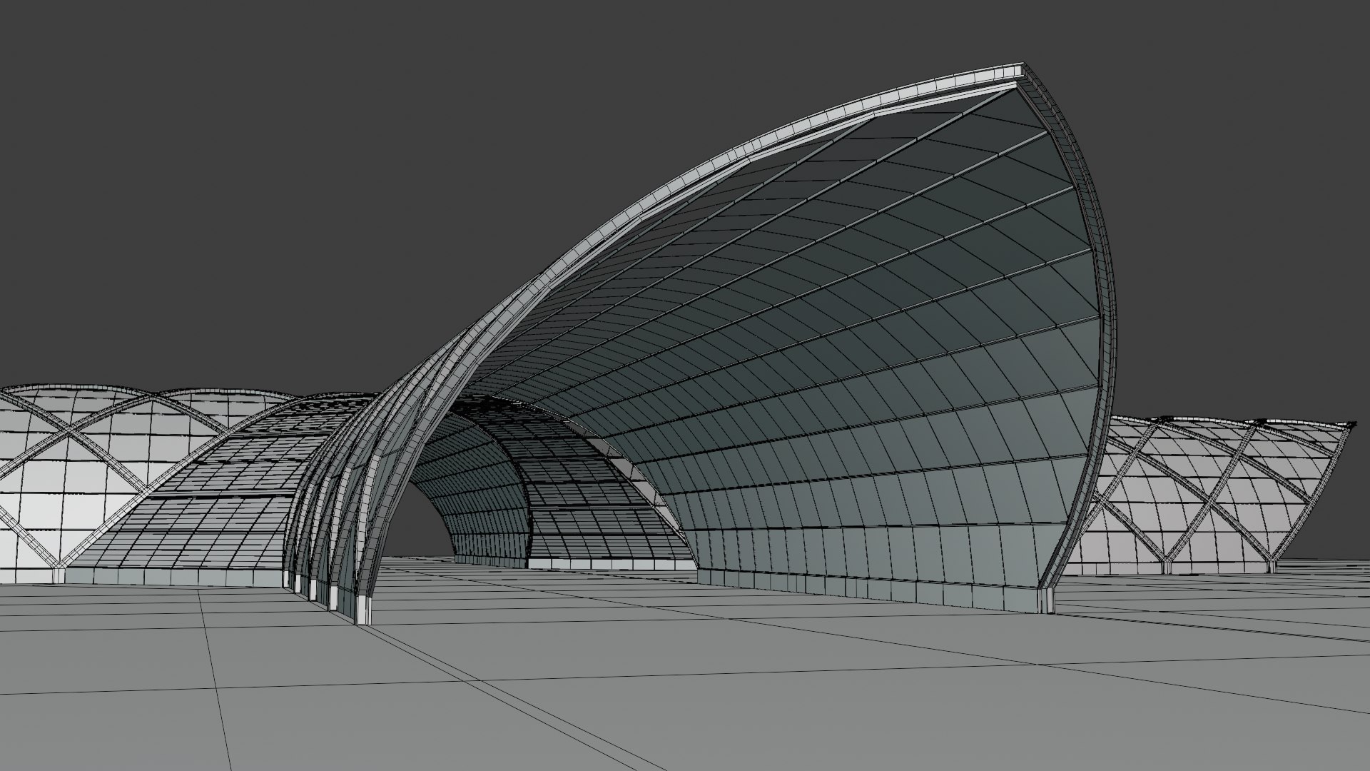 Glass Building Model - TurboSquid 2036512