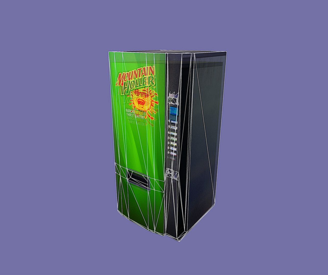3d model soda machine