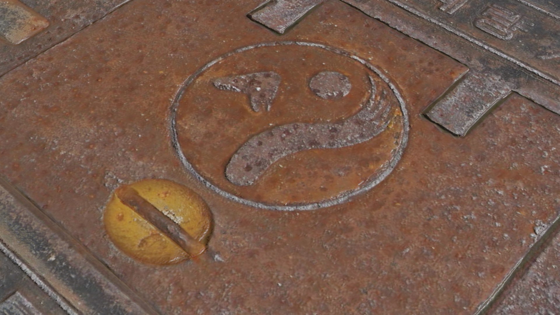 Korean style 7 manhole set 3D - TurboSquid 1848477