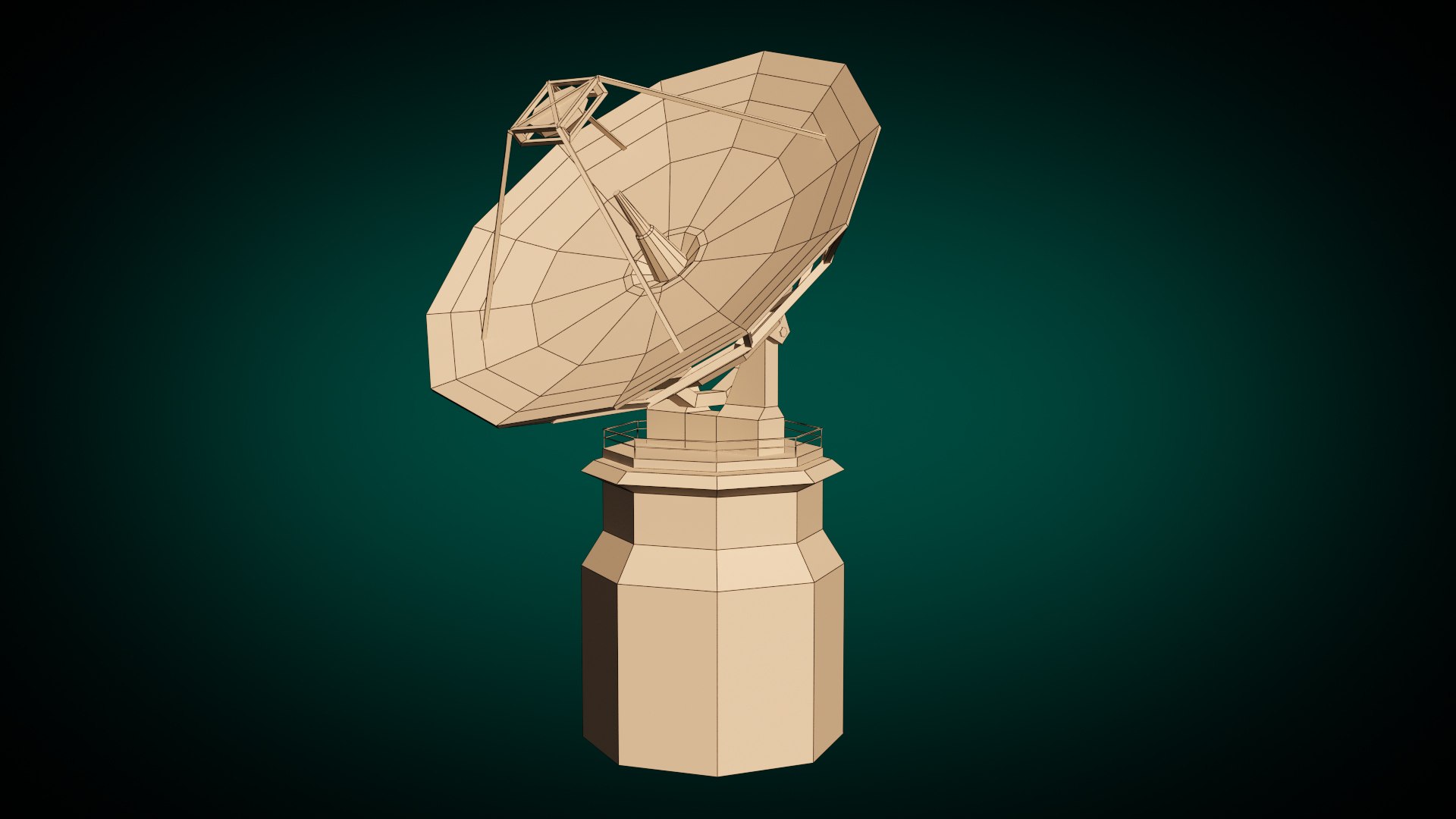 Radar Station 3D Model - TurboSquid 1558031