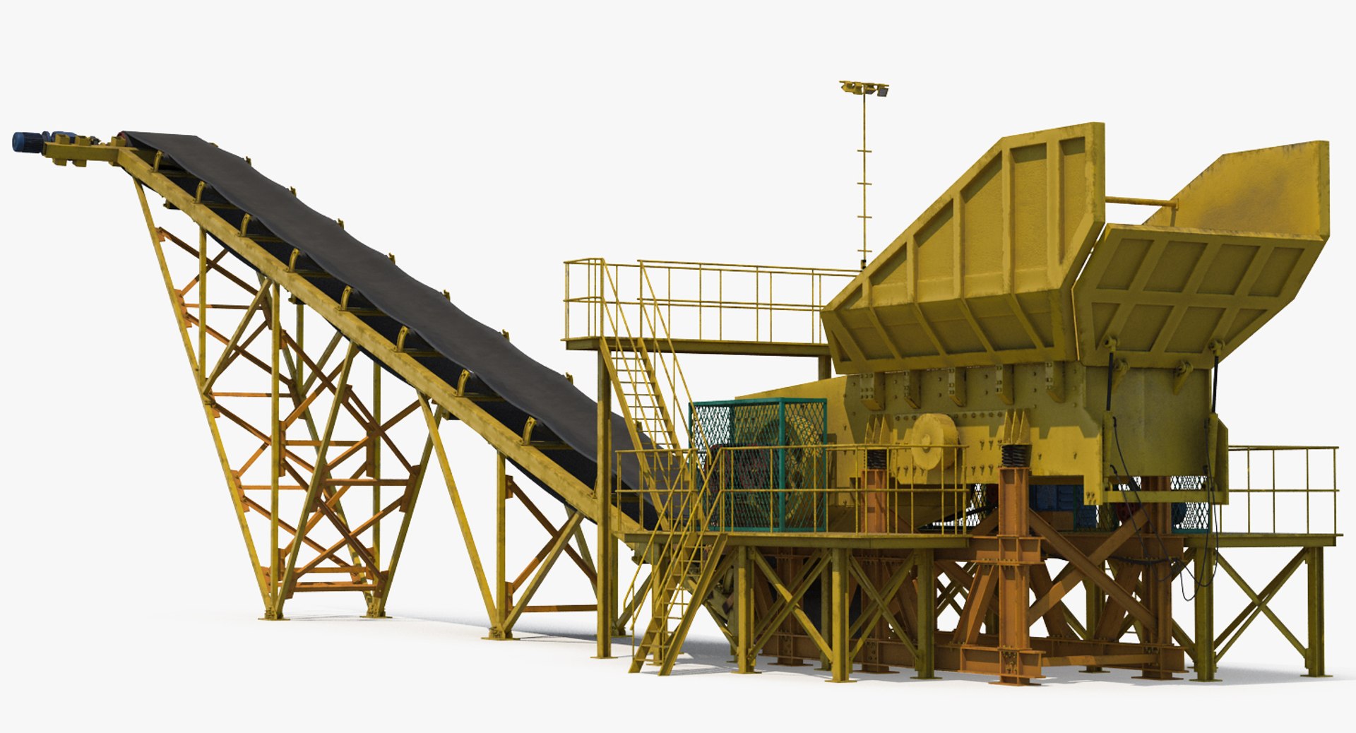 Crusher Machines 3D Model - TurboSquid 1374654