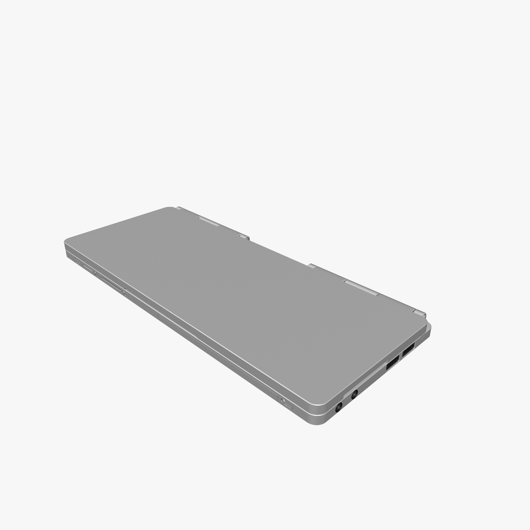 Mini Laptop Concept Computer Screen 3d Obj