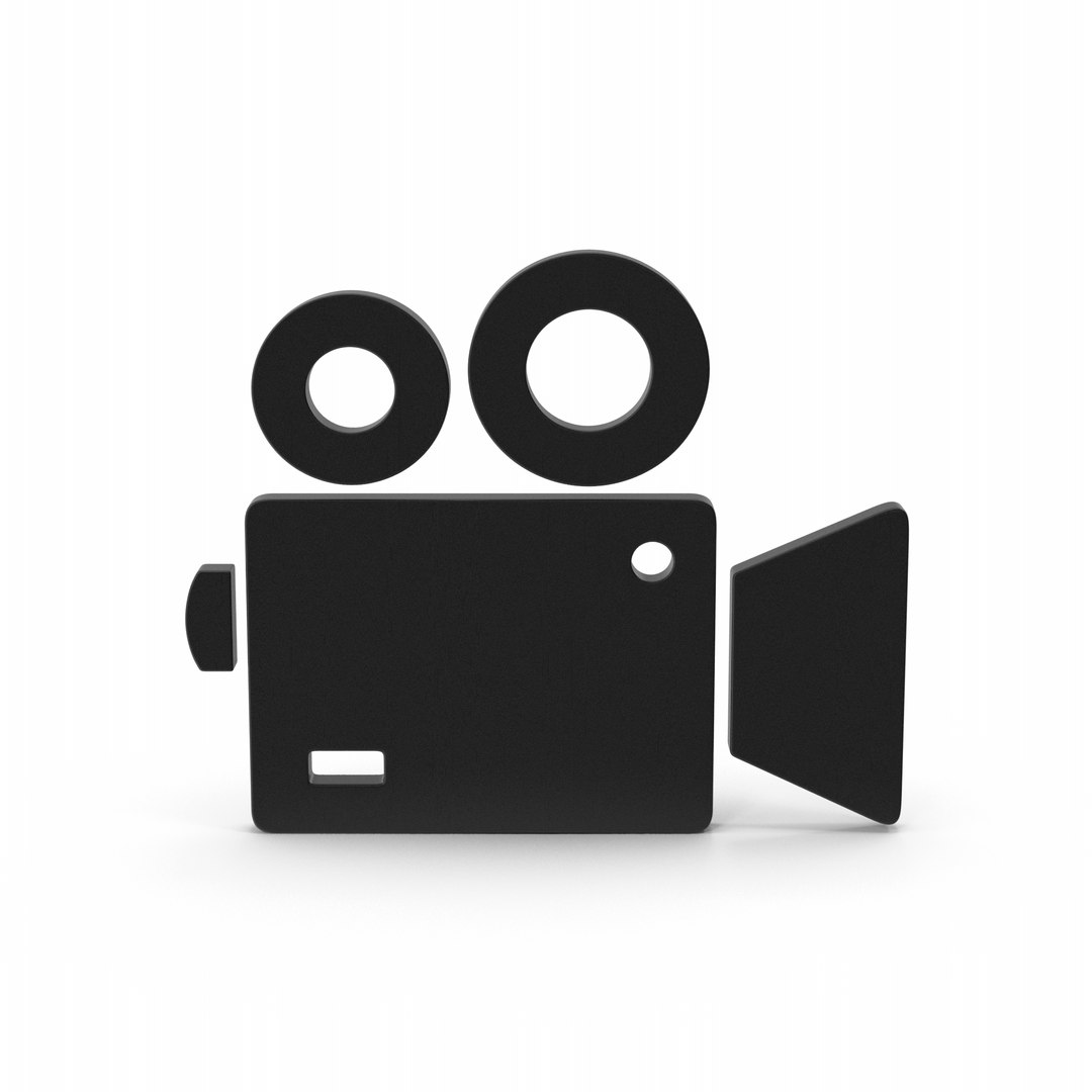 Symbol Video Camera 3D model - TurboSquid 1851995