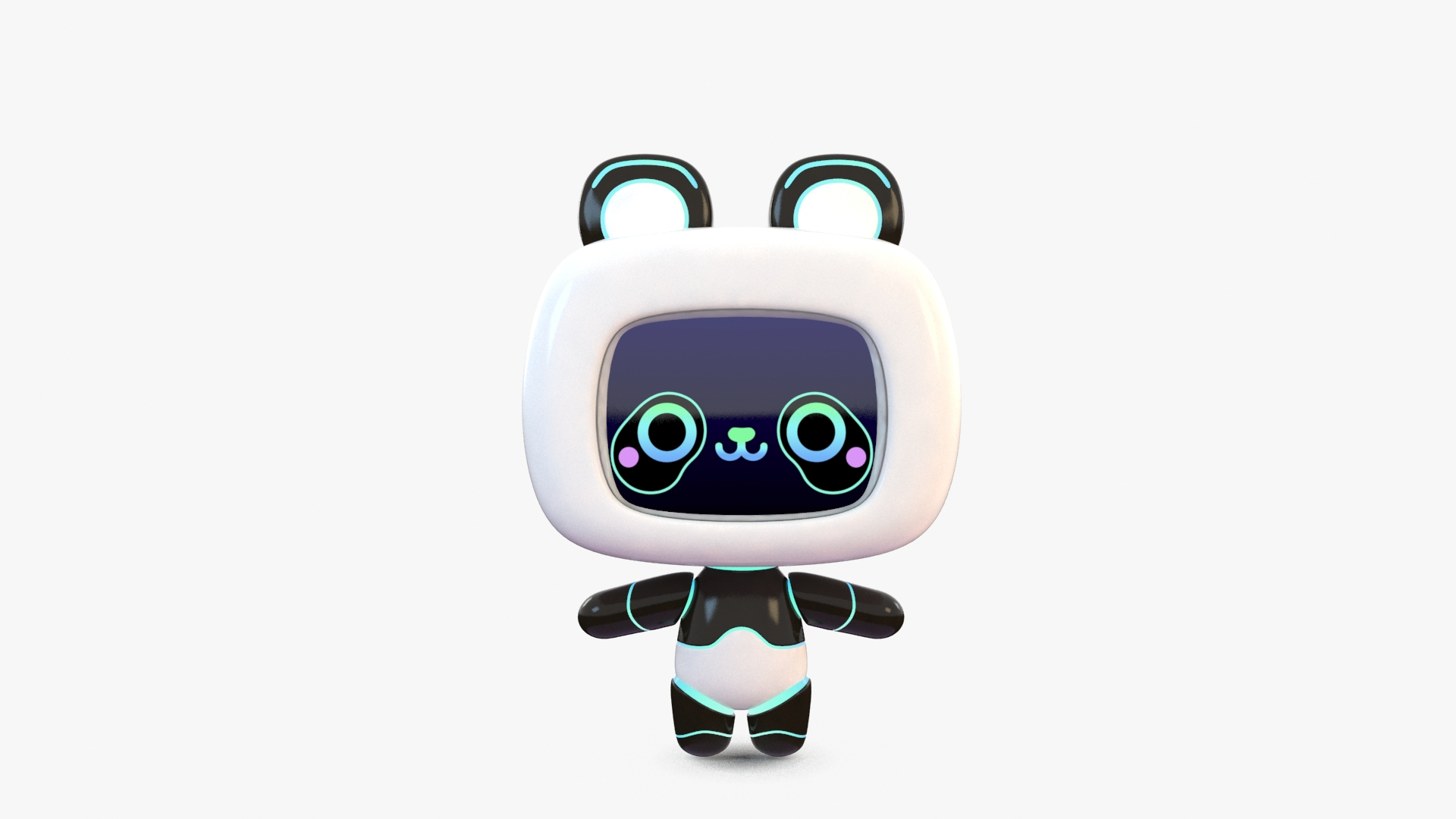 3D Cute Cartoon Robot Bunny Cat Dog Panda Animals Collection Pack - TurboSquid 2058453