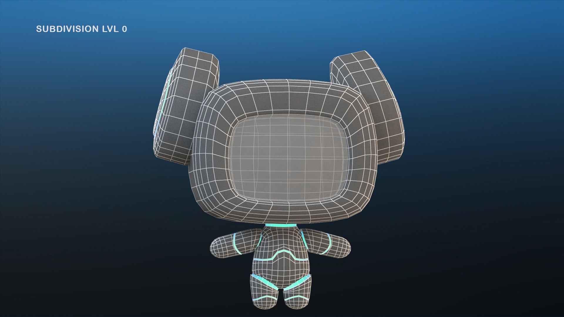 3D Cute Cartoon Robot Bunny Cat Dog Panda Animals Collection Pack ...