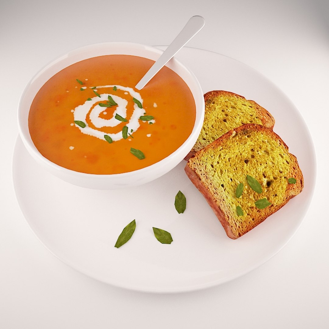 3d Tasty Soup