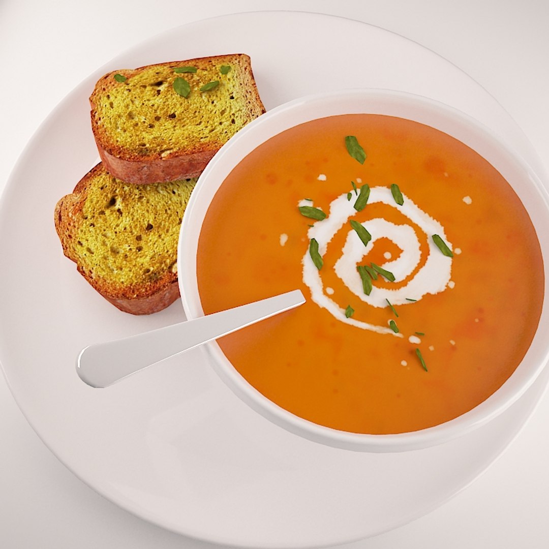 3d Tasty Soup