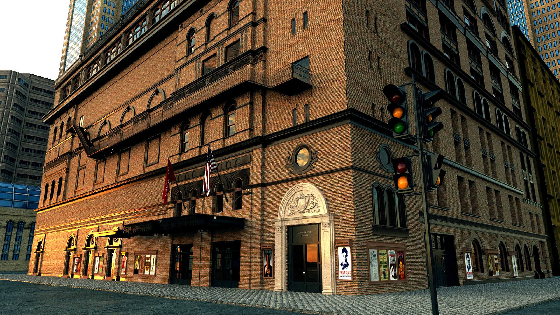 3D Carnegiehall - TurboSquid 2059453