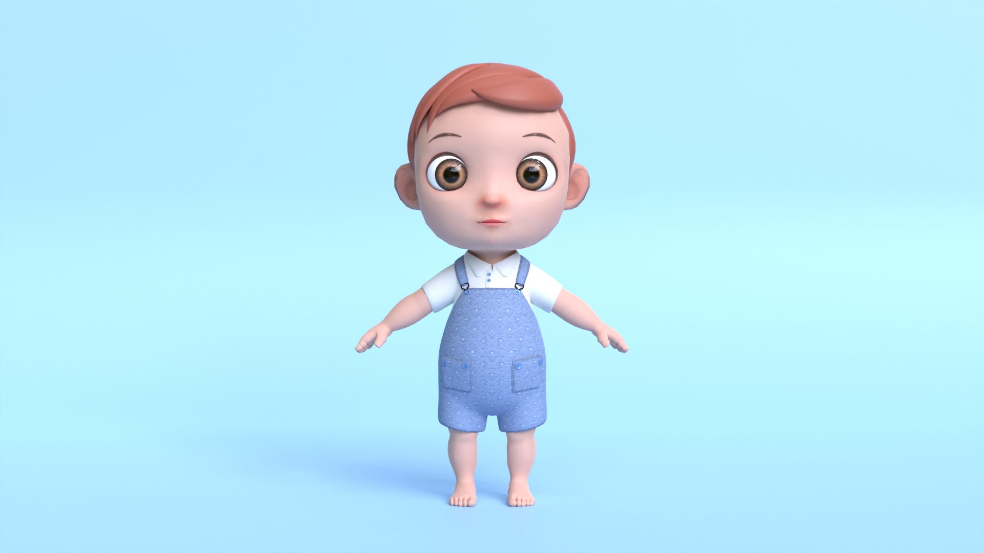 3D cartoon baby 2 - TurboSquid 1652632