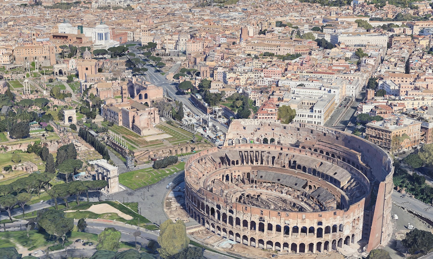 3D Rome Downtown Model - TurboSquid 2130638