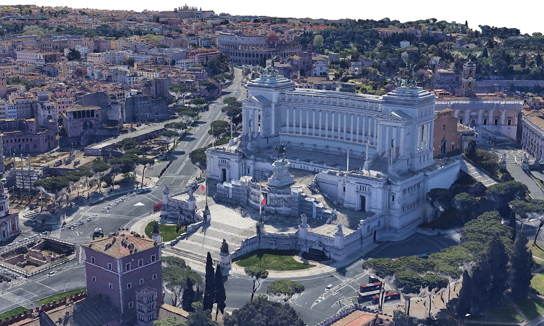 3D Rome Downtown Model - TurboSquid 2130638