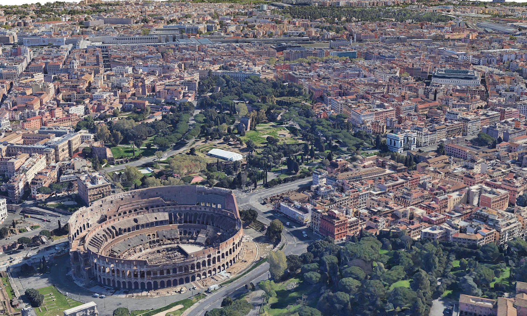 3D Rome Downtown Model - TurboSquid 2130638