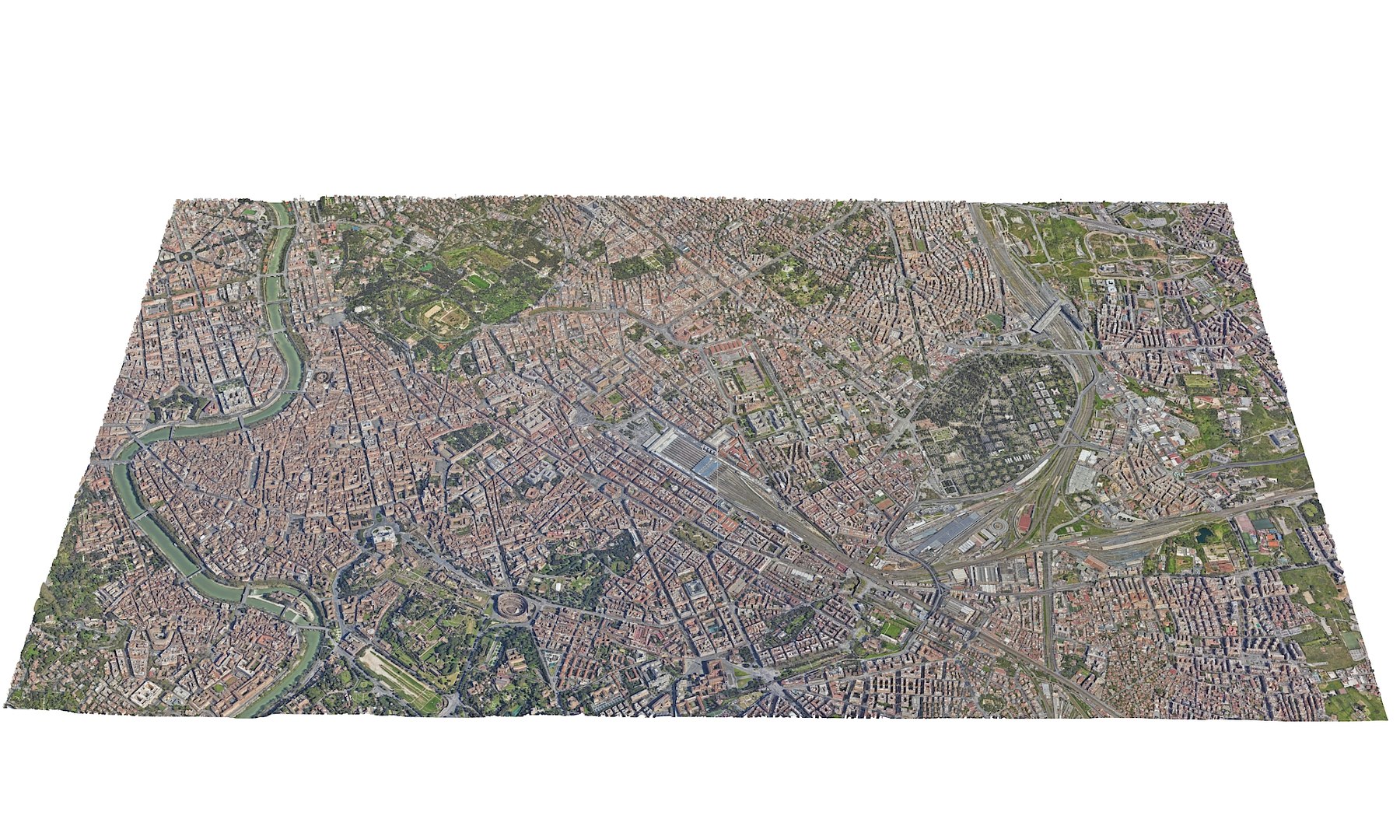 3D Rome Downtown Model - TurboSquid 2130638
