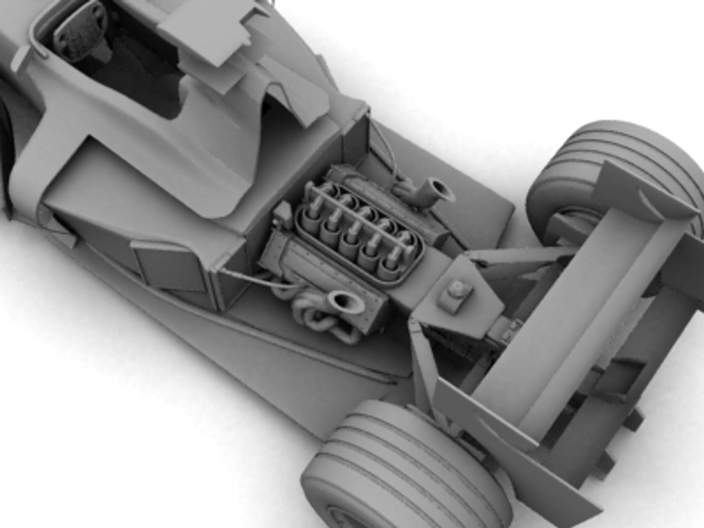 Renault F1 R25 Car 3d Model