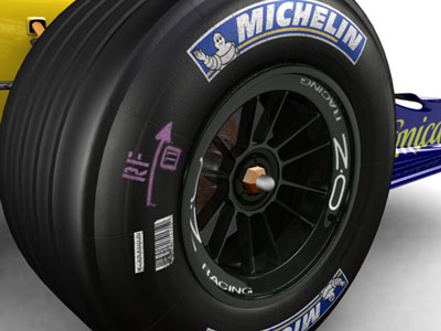 Renault F1 R25 Car 3d Model