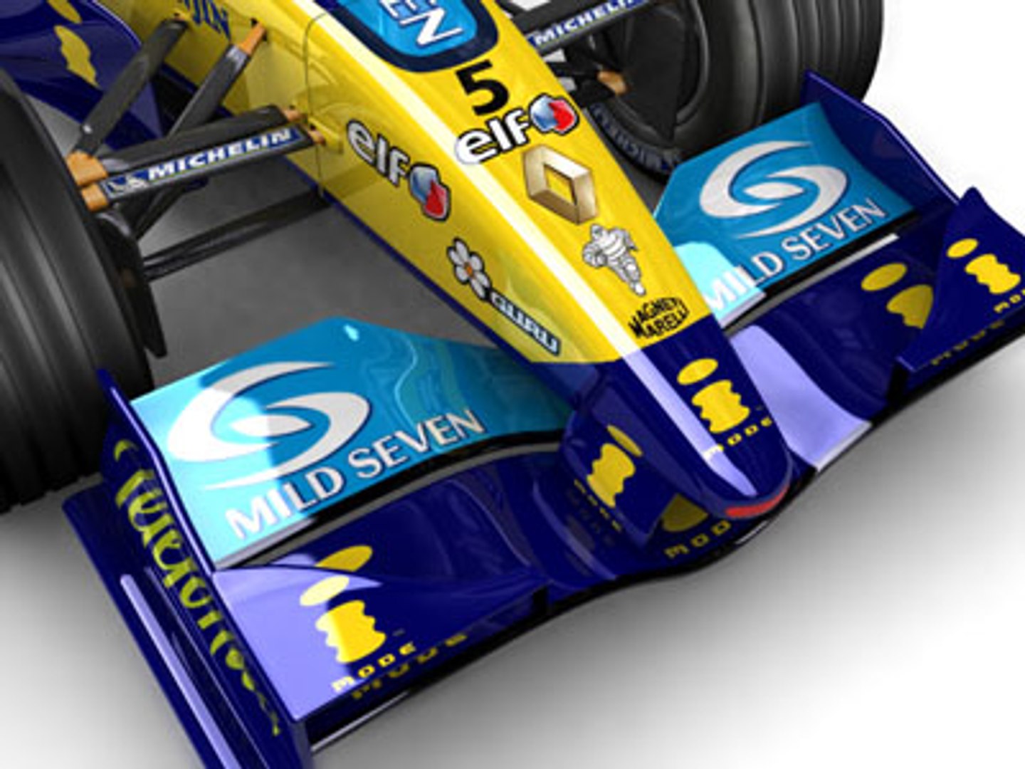 Renault F1 R25 Car 3d Model