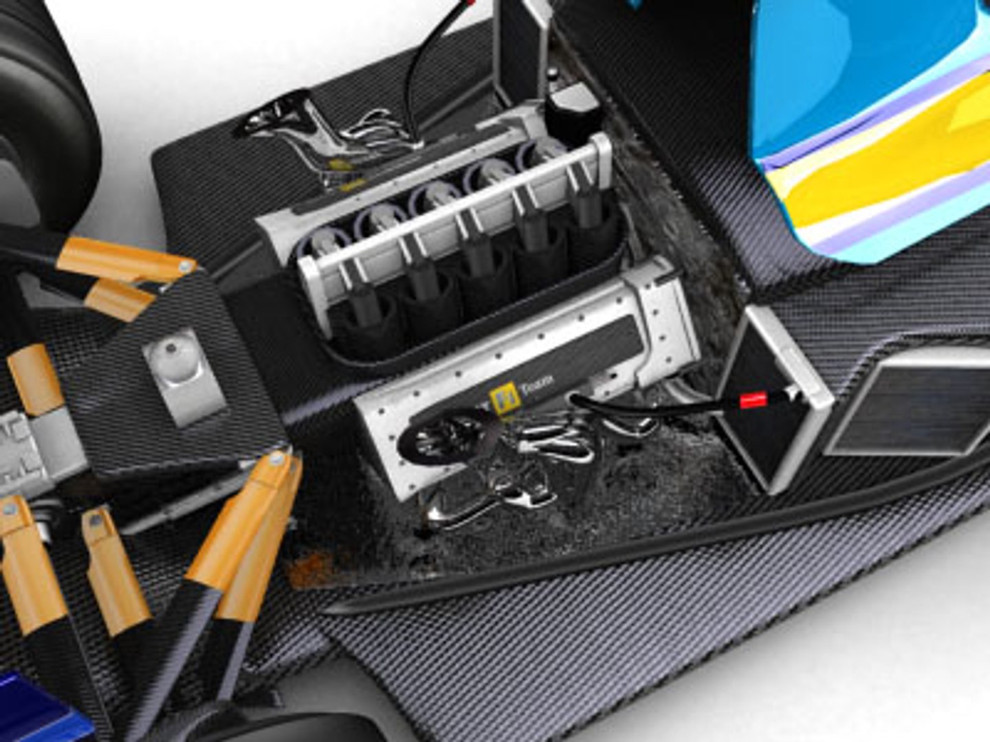 Renault F1 R25 Car 3d Model